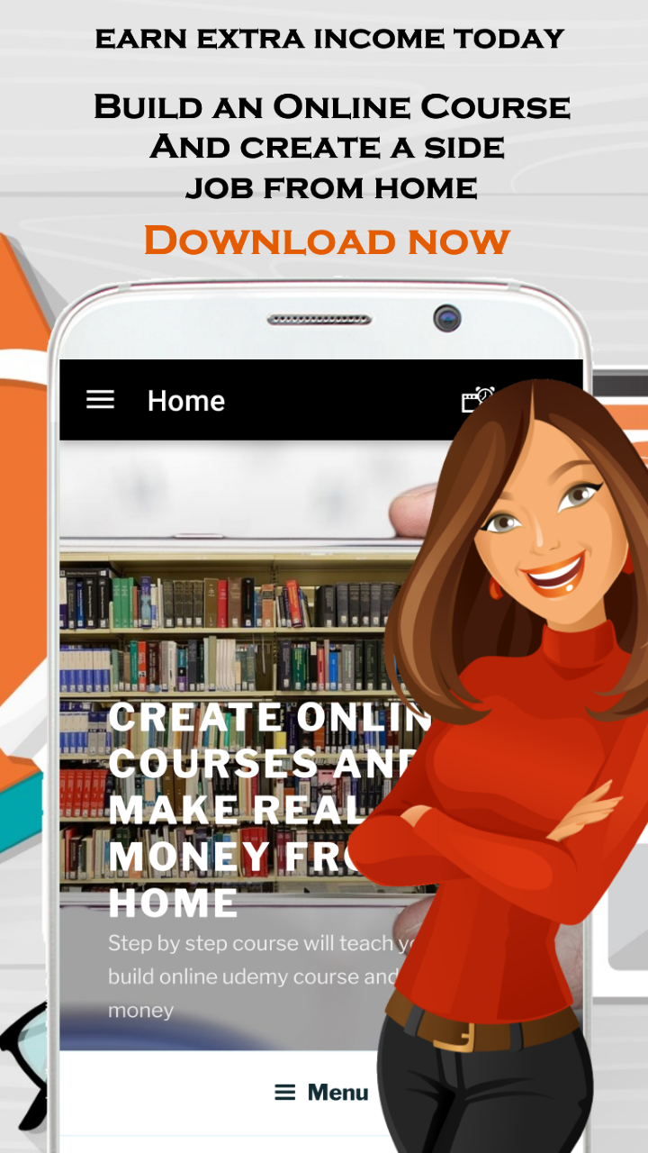 Earn extra income online: Learn to build online course with udemy - App ...
