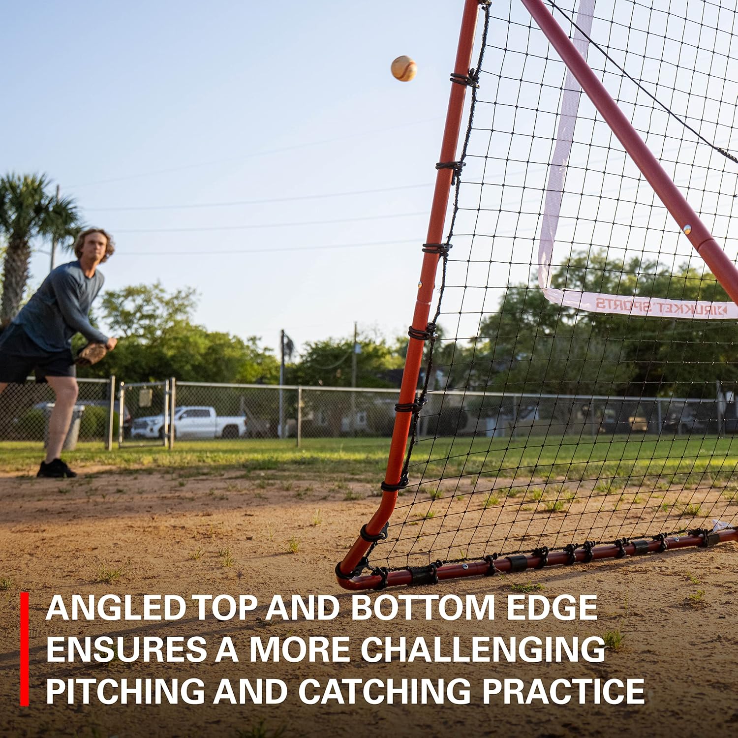 Amazon.com : Rukket Pitch Back Baseball/Softball Rebounder Pro ...