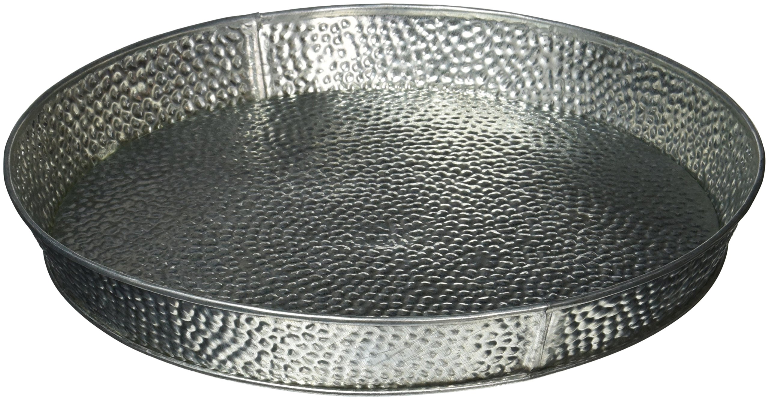 Buy Galvanised Steel Round Diner Platter 27cm | Diner Baskets, Steel ...