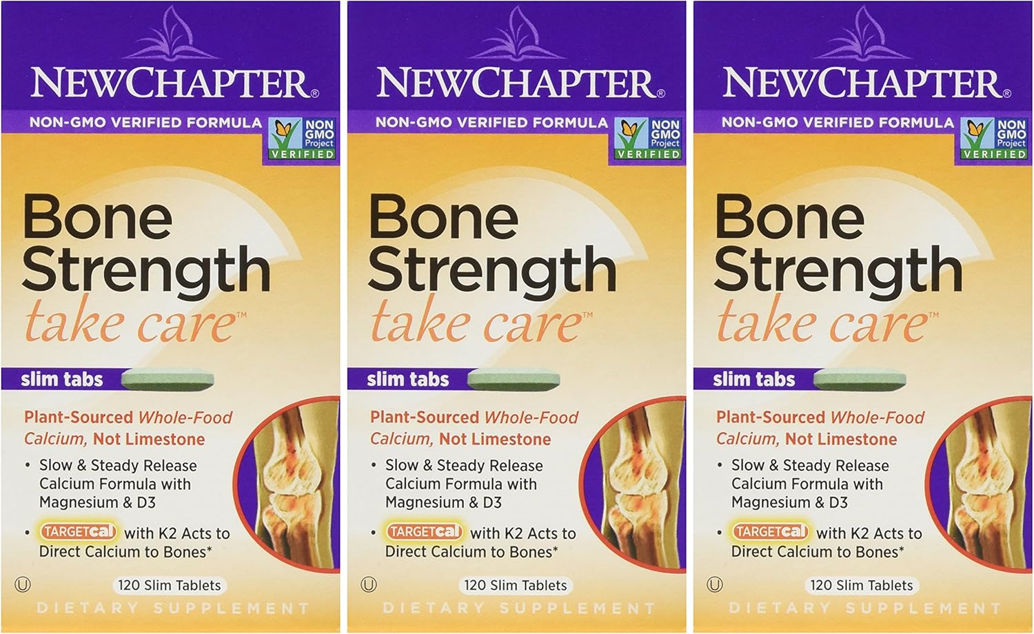 Amazon.com: New Chapter Bone Strength Take Care 120 Tabs, 120 Tabs ...
