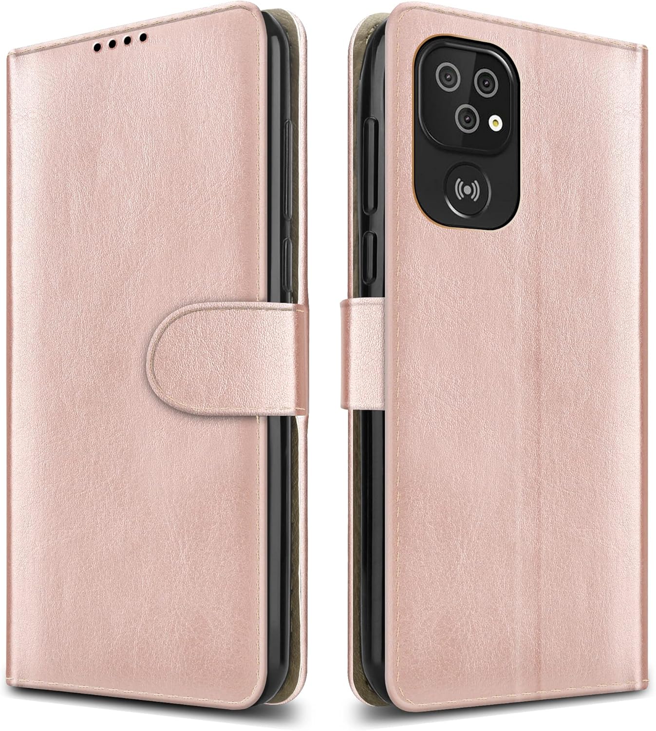 PIXFAB For Doro 8100 Leather Phone Case, Magnetic Closure Full ...