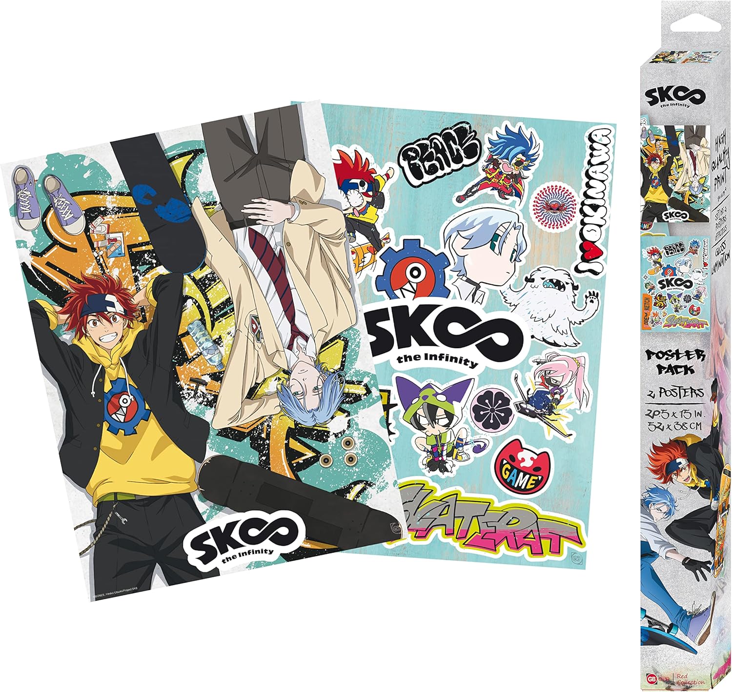 Amazon.com: GB Eye SK8 The Infinity Reki, Langa and Symbols Unframed ...