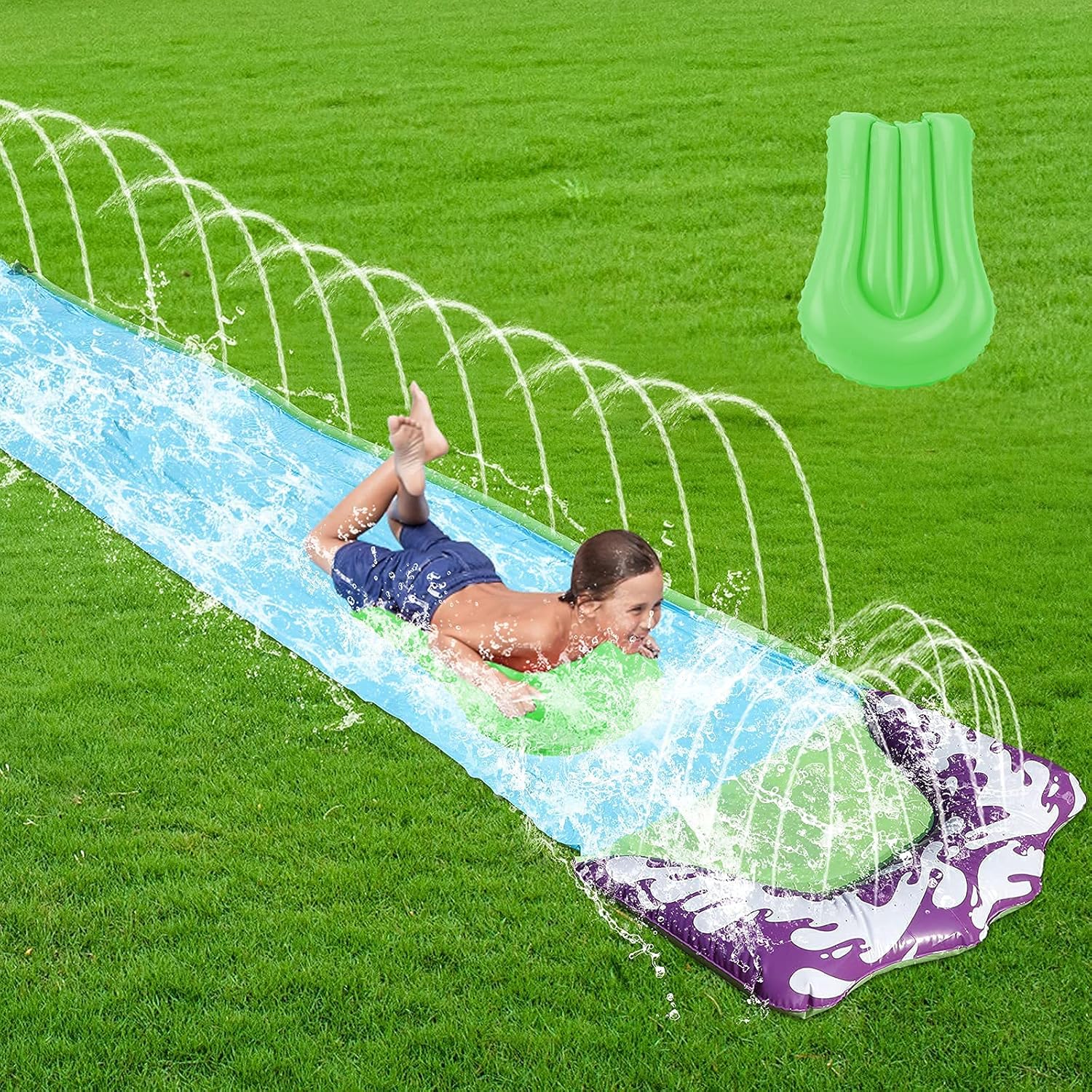 WDERNI Slip and Slide, 16FT Water Slides for Kids Backyard : Amazon.co ...