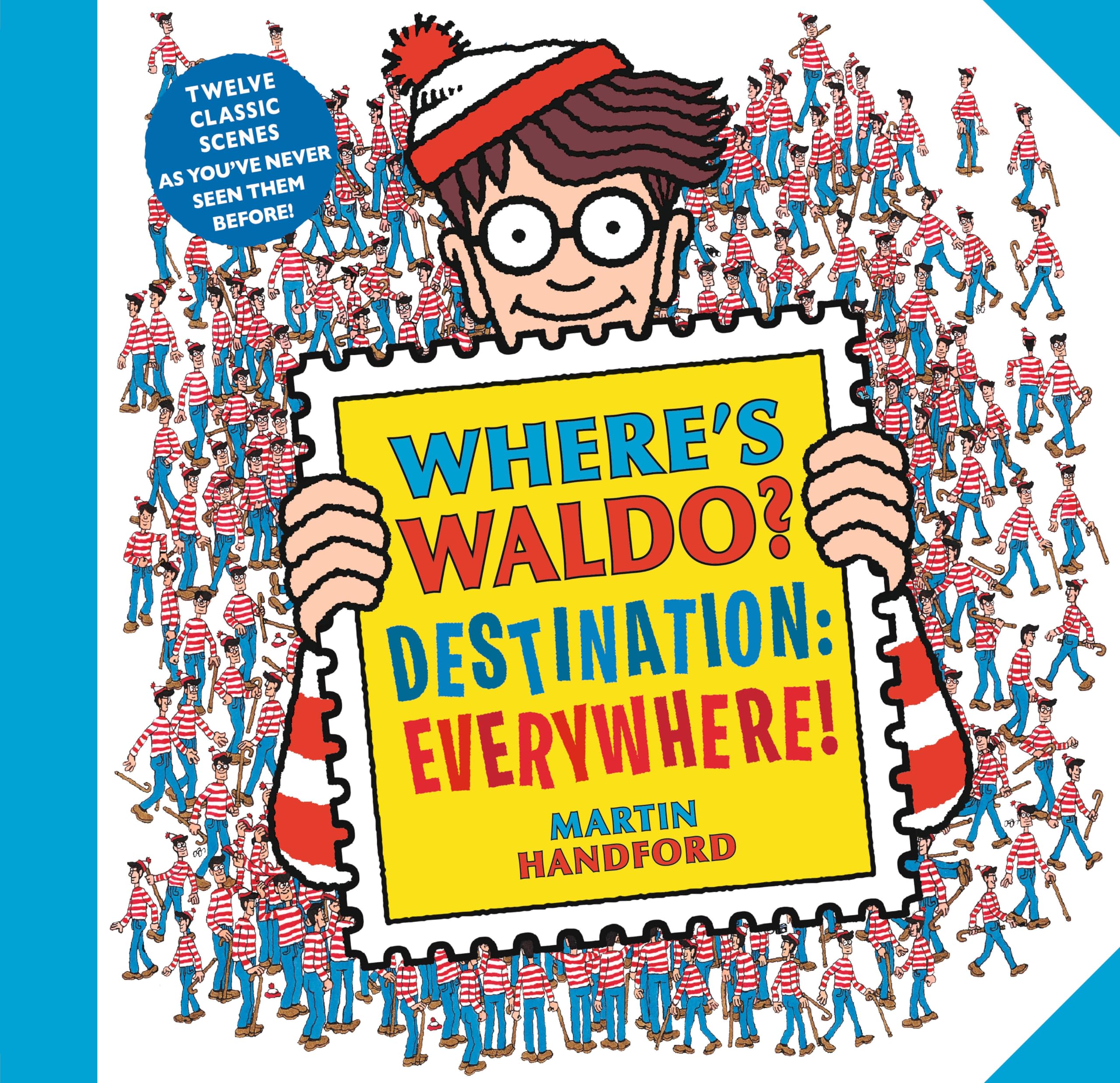 Amazon.com: Where’s Waldo? Destination: Everywhere!: 12 classic scenes ...