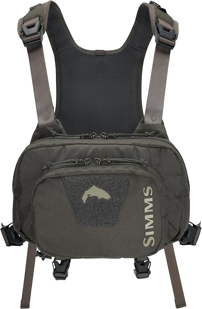Amazon.com : Simms Tributary Hybrid Chest Pack Basalt Standard : Sports ...