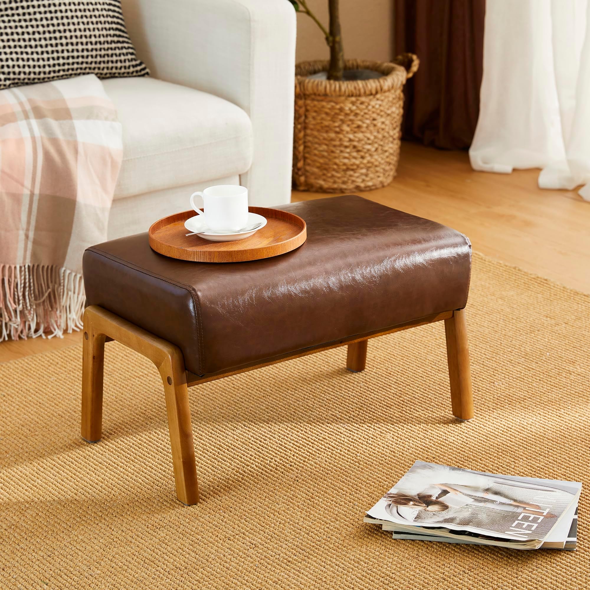 Amazon.com: Baxton Studio Yashiya Mid Century Retro Modern Fabric ...