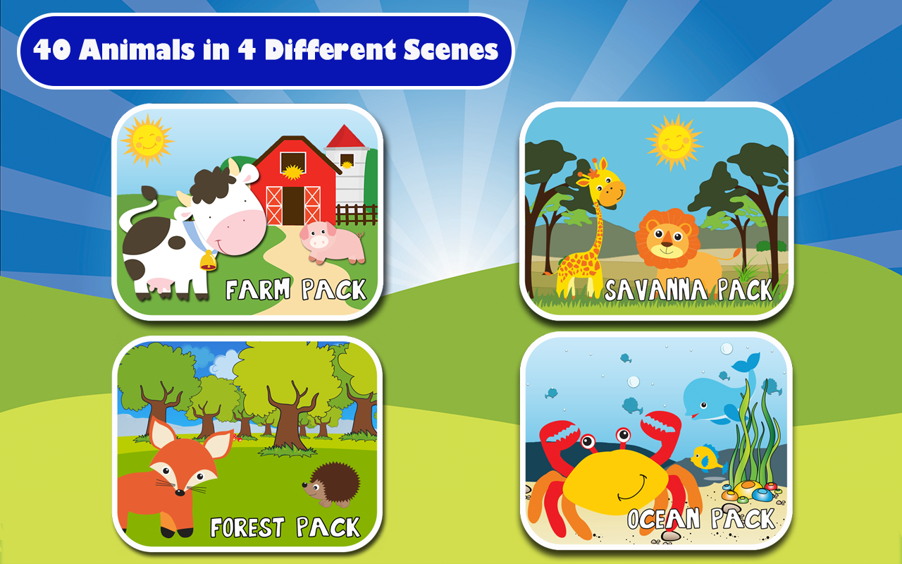 Animal Friends - Free Games to Learn Animal Names, Sounds, Counting For ...