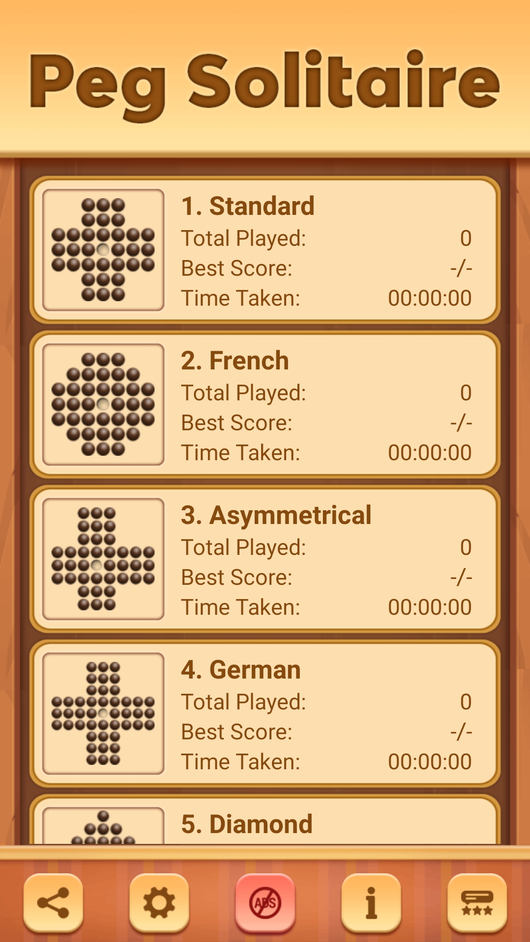 Peg Solitaire - Solo Noble - App on Amazon Appstore