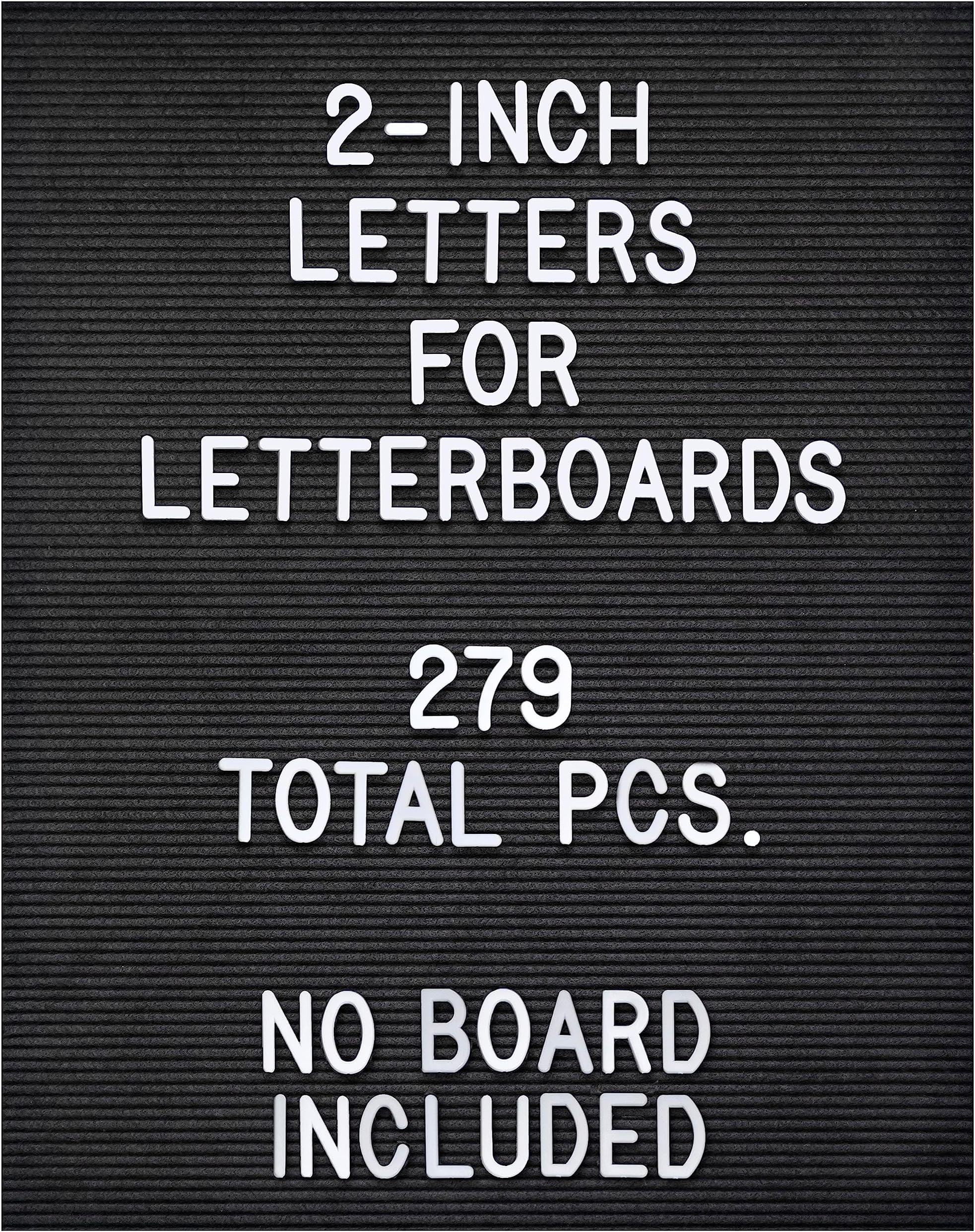 Amazon.com : Letter Board Plastic Letters Set 2 Inch, Letter Board ...