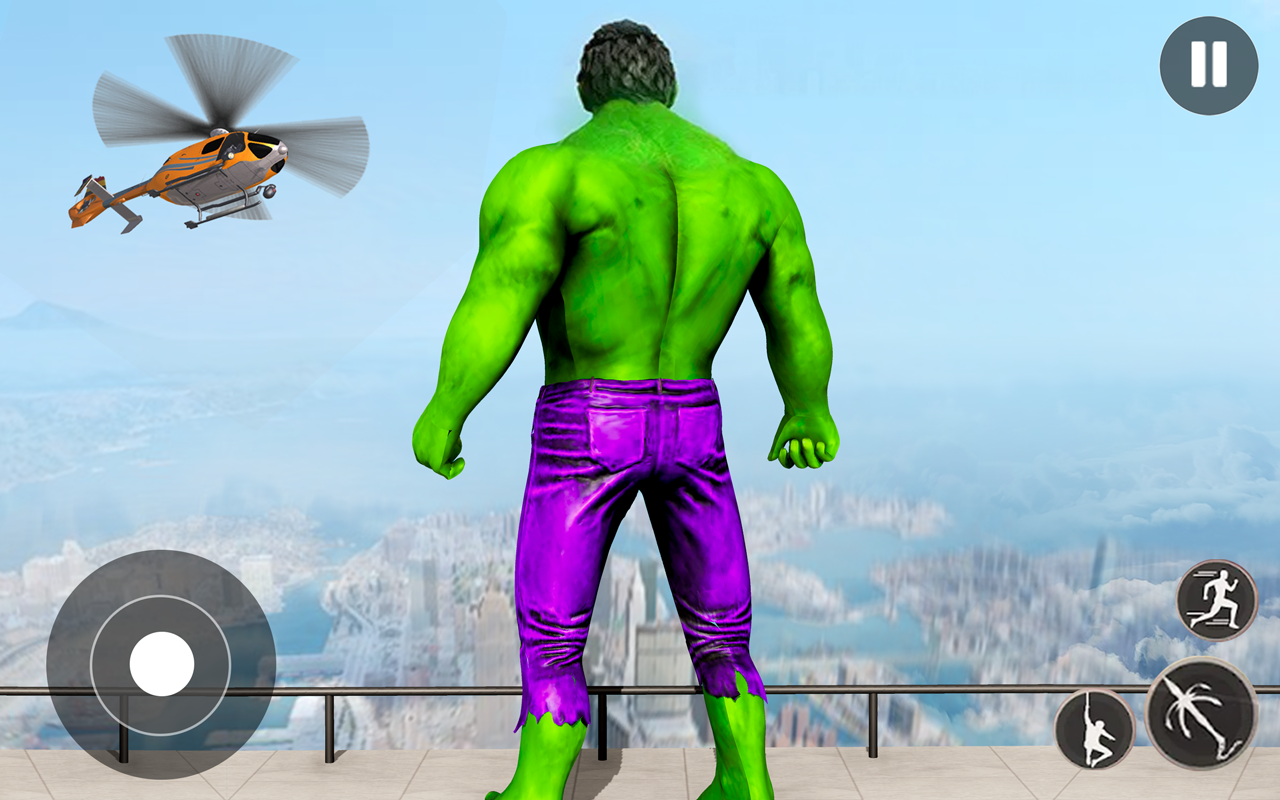 Monster Hero: City Attack Game, Incredible Hulk Green Monster Grand ...