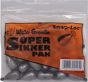 Amazon.com: Agua Gremlin Snap Loc Dipsey Super Pak, 4 : Deportes y ...