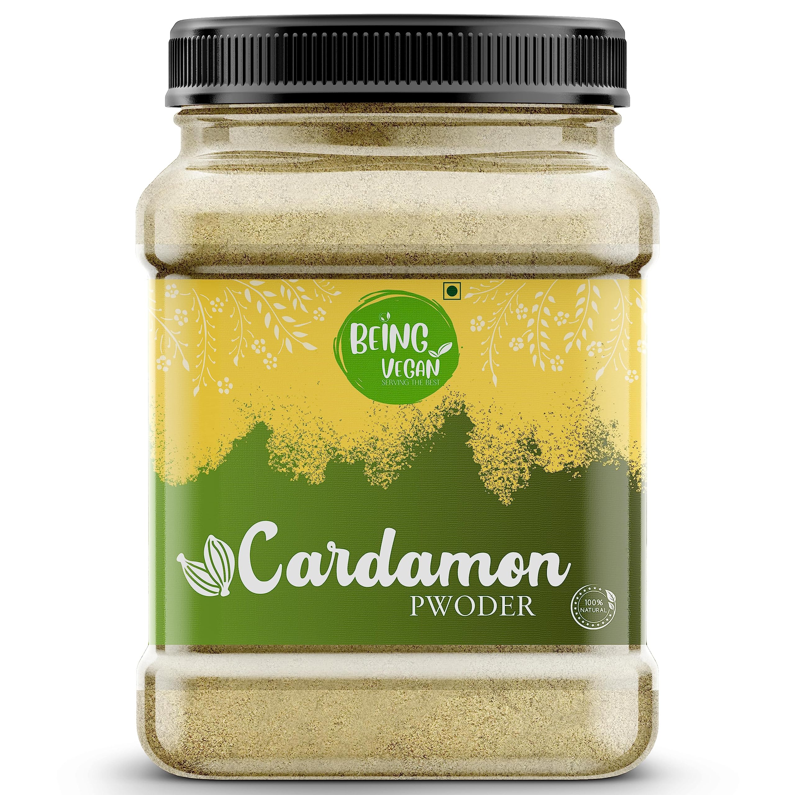 BEING VEGAN Cardamom Seed Powder - 250 g | Only Seeds No Husk Elaichi ...
