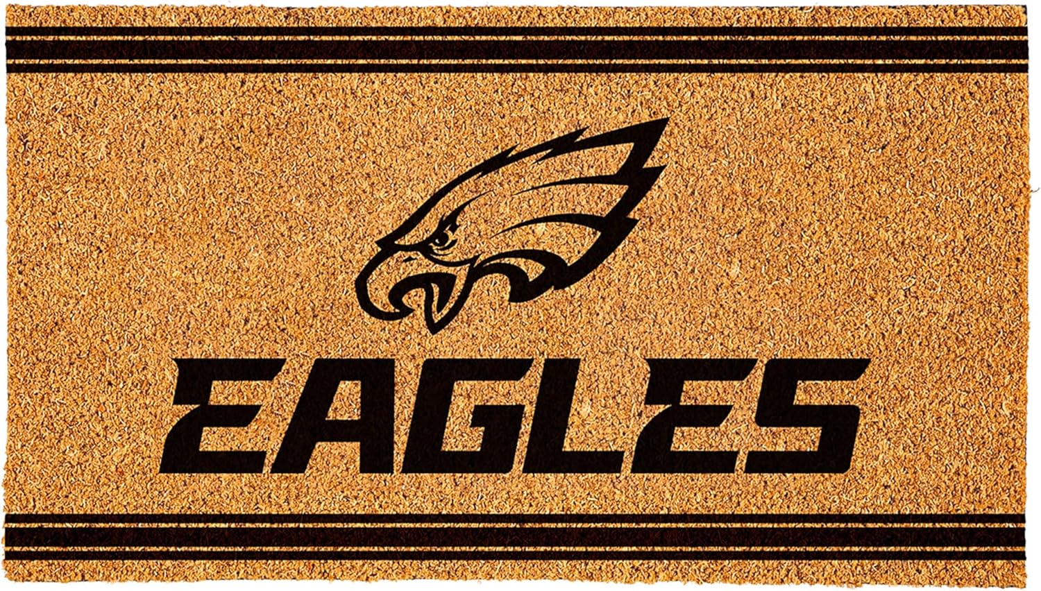 Amazon.com: Team Sports America NFL Philadelphia Eagles Natural Coir ...