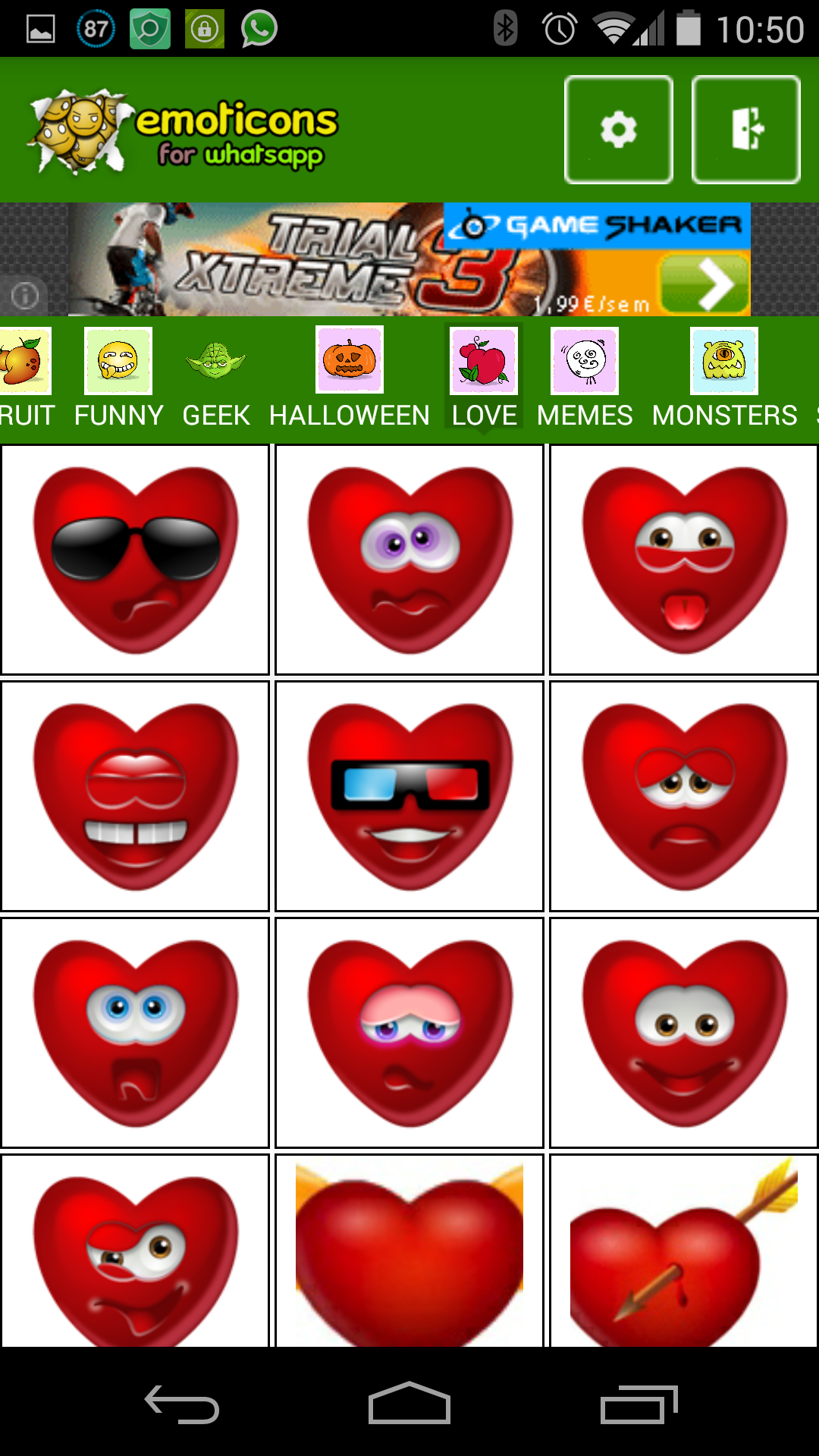 Emoticons Sharing - App on Amazon Appstore