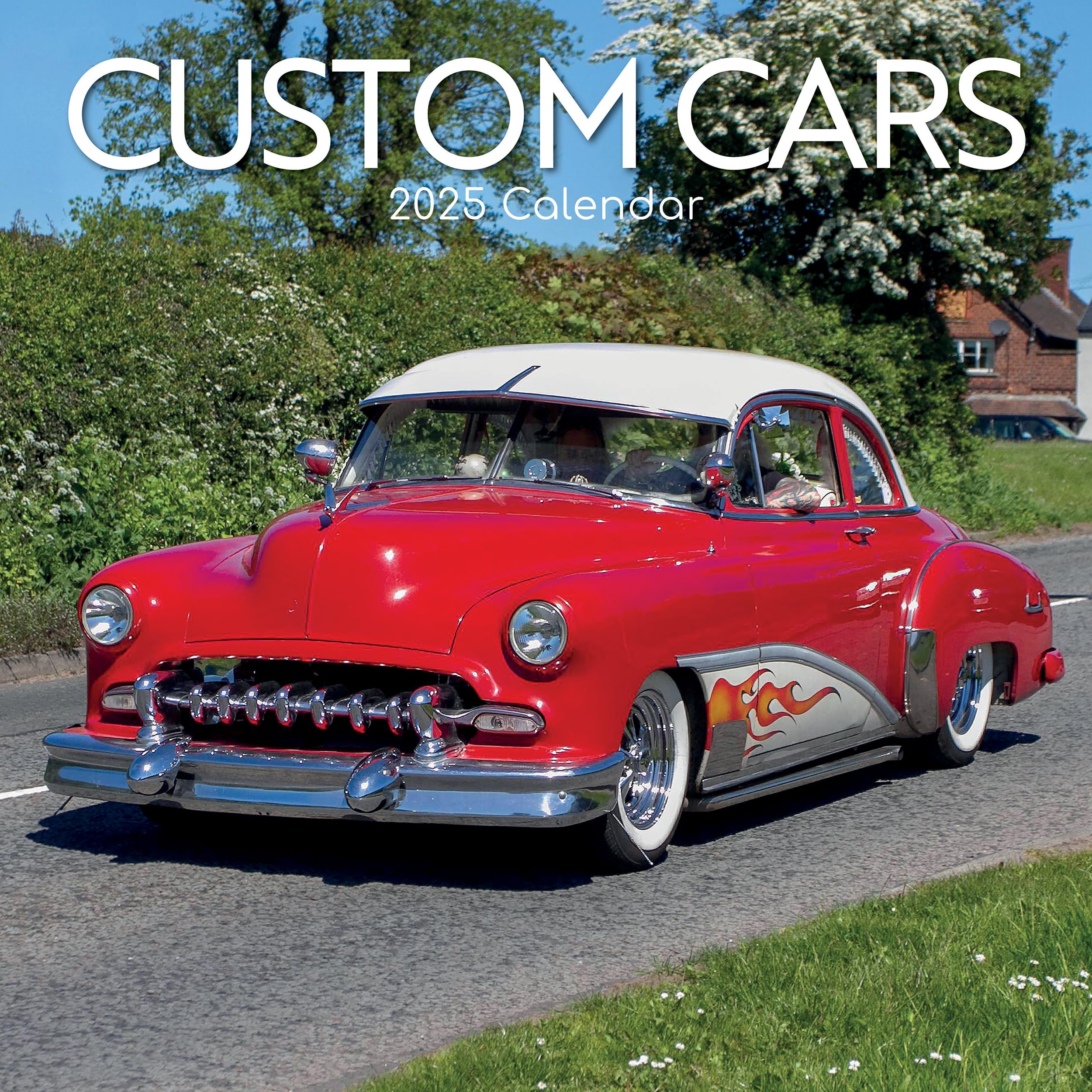 Amazon.com: 2025 Square Wall Calendar - Custom Cars 12 x 12 Inch ...