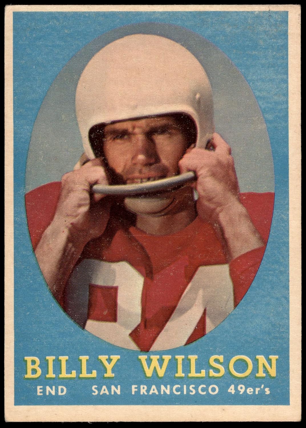 Amazon.com: 1958 Topps # 95 Billy Wilson San Francisco 49ers (Football ...