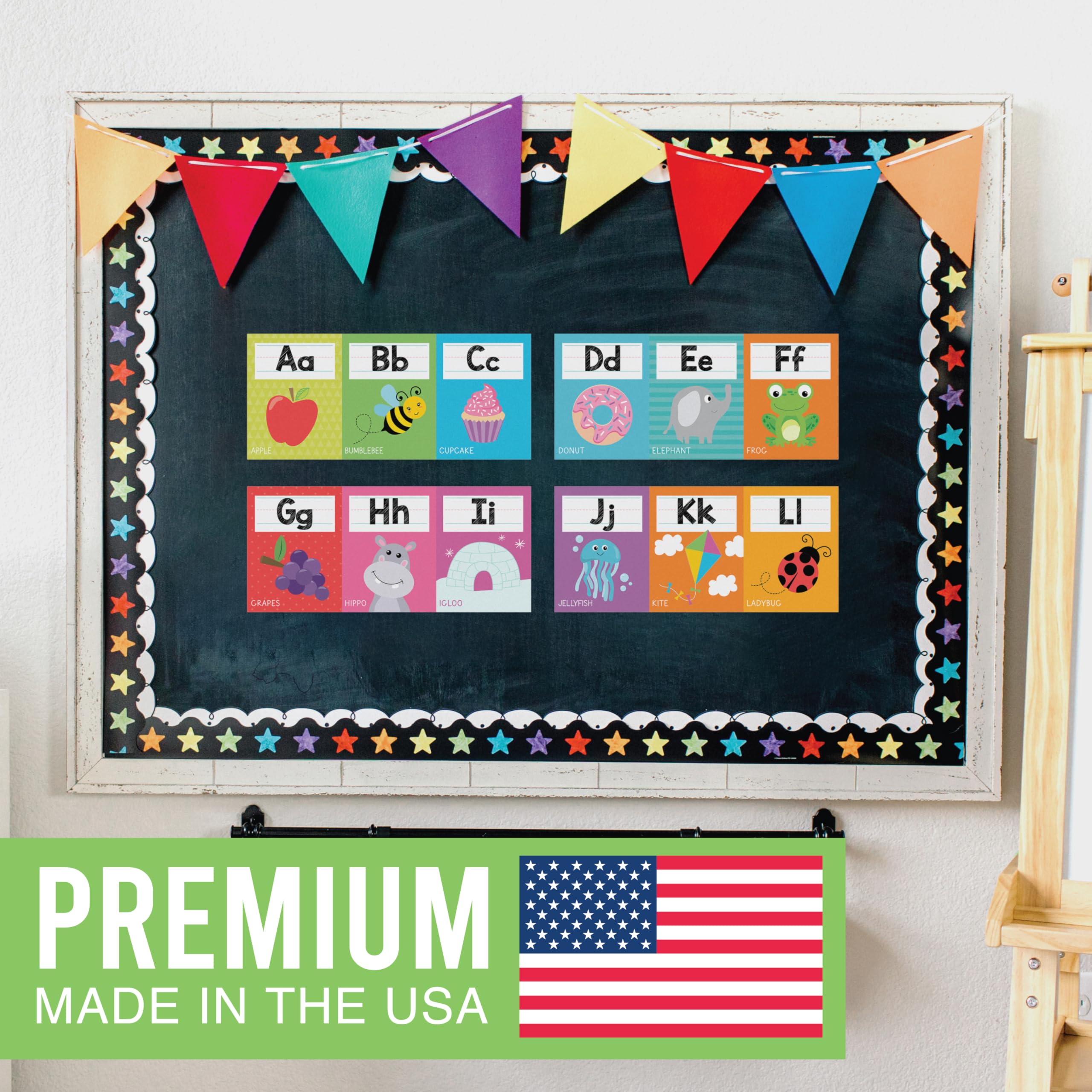 Snapklik.com : Alphabet For Classroom Wall - ABC Letters And Numbers ...