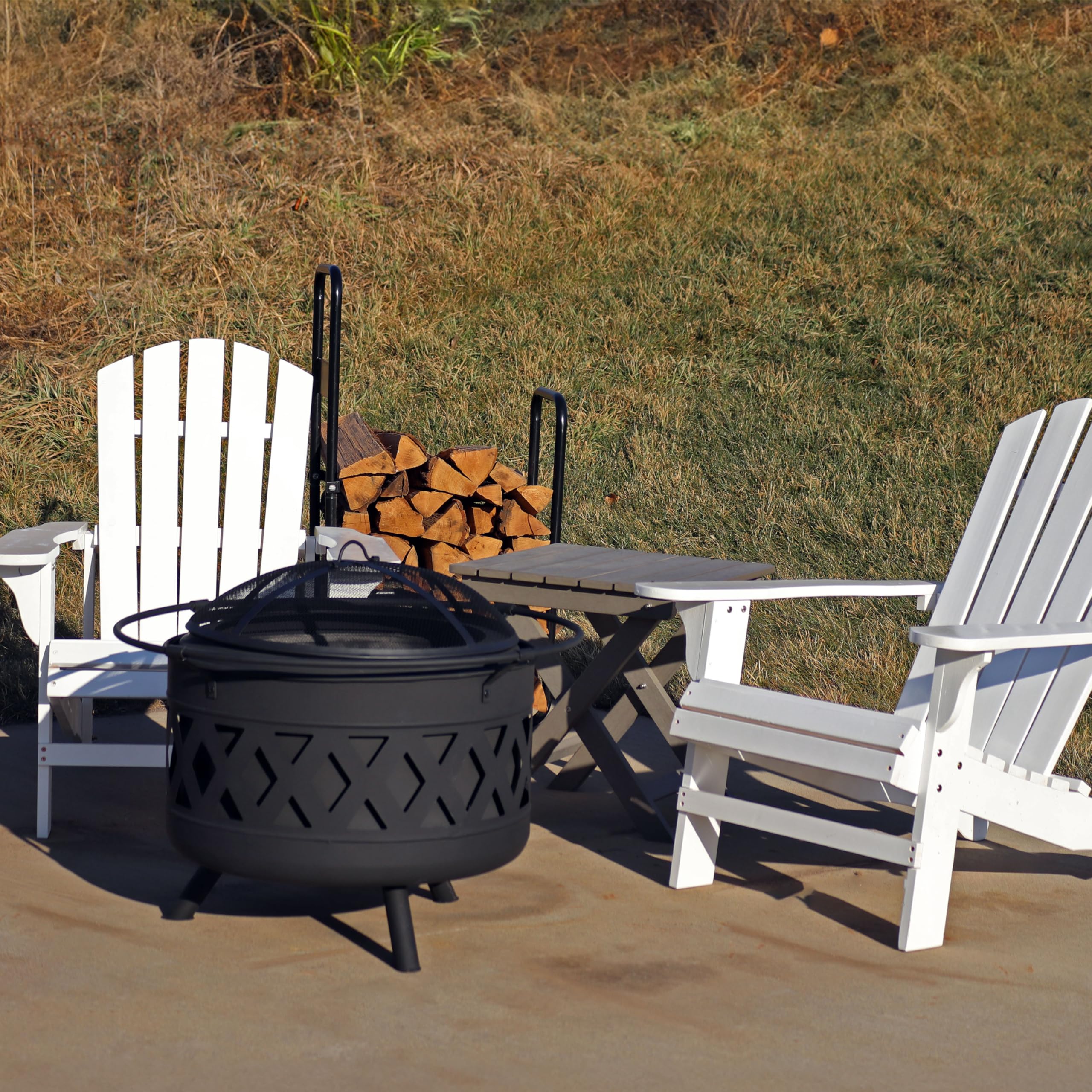 Snapklik.com : Sunnydaze 30-Inch Smokeless Wood-Burning Fire Pit