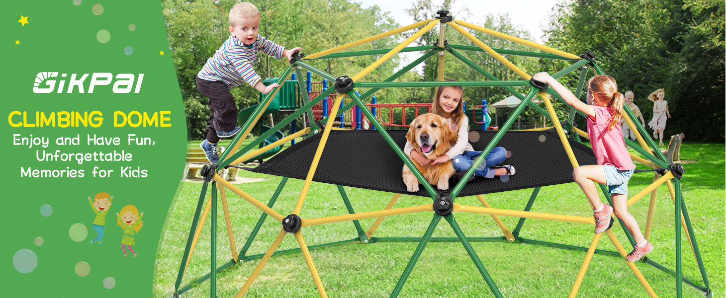 Watch GIKPAL Climbing Dome Installation Video on Amazon Live