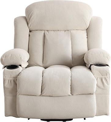 Amazon.com: SITJOY Oversized Rocker Recliner Chair, Manual Swivel ...