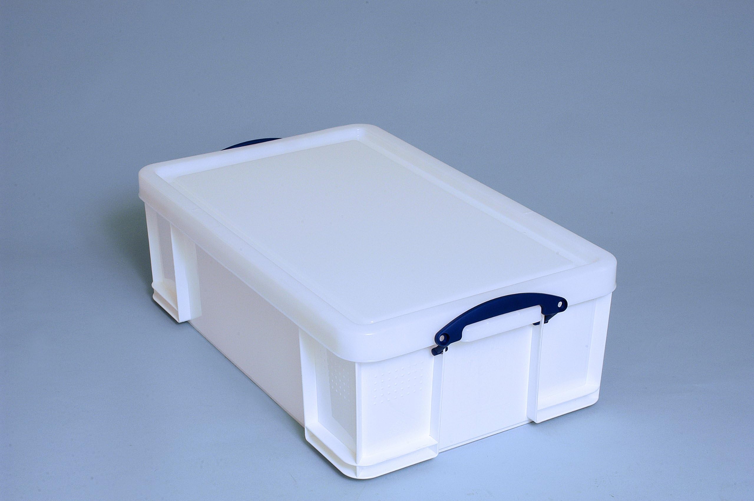 Amazon.com: Really Useful Plastic Storage Box 50 Litre White Strong ...