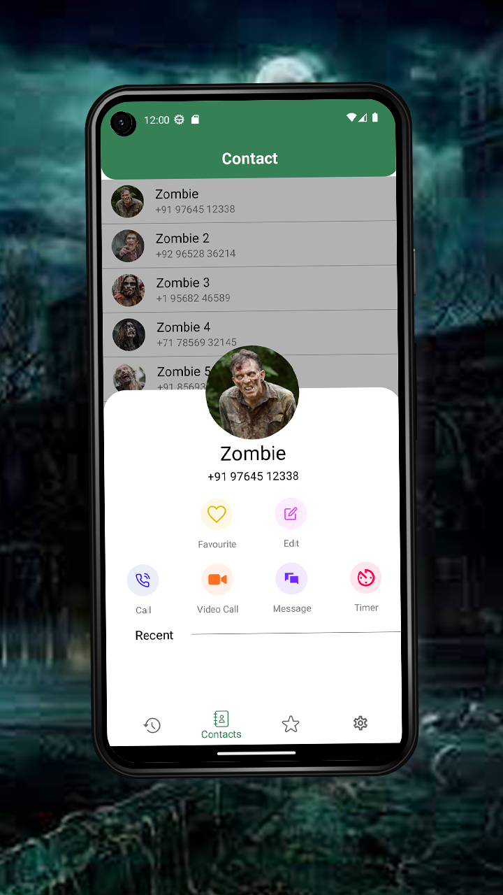 Fake Video Call Zombie - Video Game Call Zombie Prank & Chats simulator - GAME FOR KIDS (NO ADS ...