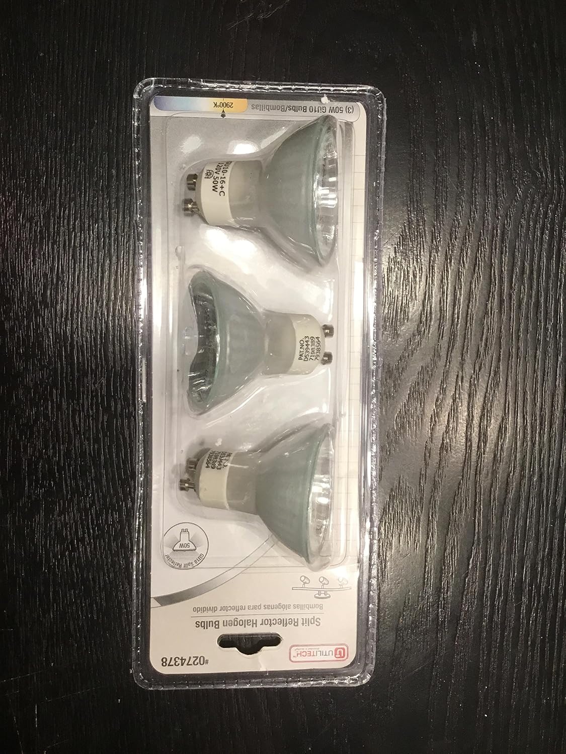 Utilitech 3-Pack 50-Watt MR16 GU10 Pin Base Bright White Dimmable ...