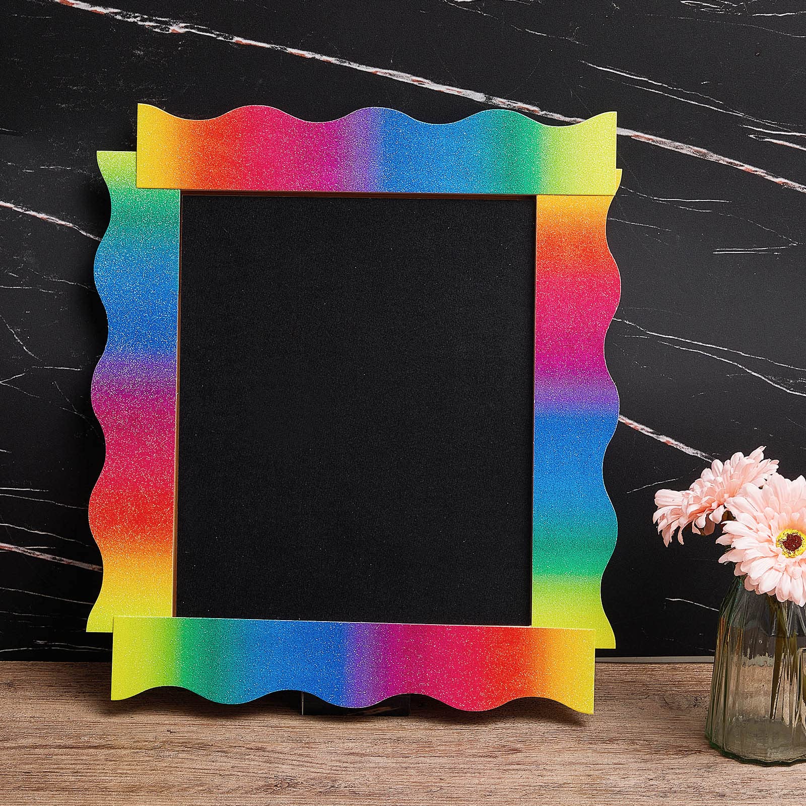 Snapklik.com : Spakon 55.8 Feet Bulletin Board Border Glitter Scalloped ...