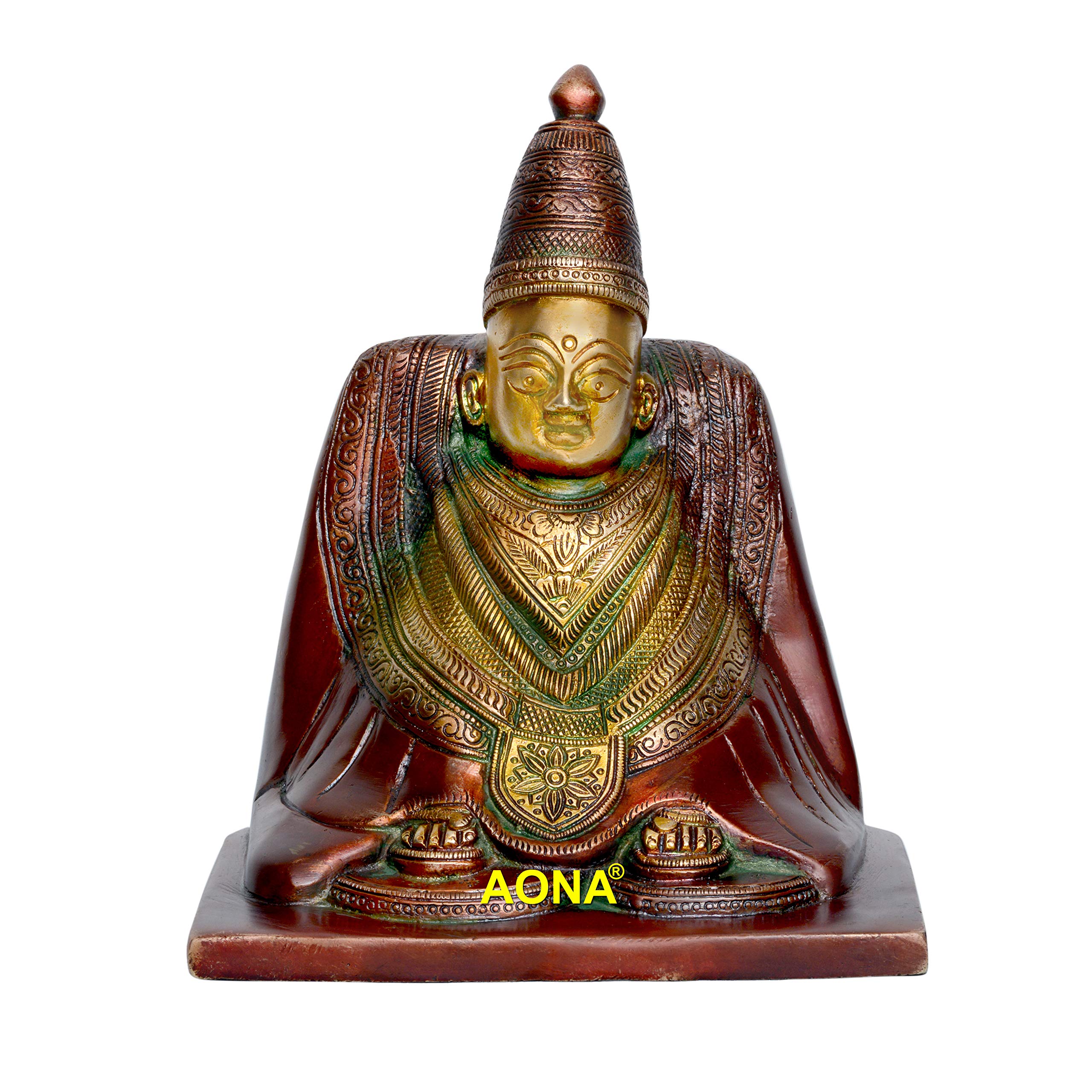 AONA Goddess Manasa Devi Brass Statue Height 4.5 Width 3 Length 6 inch ...