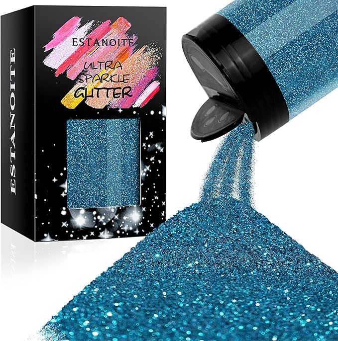 Amazon.com: Metallic Ultra Fine Glitter Powder 7.41Oz/210g, Resin ...