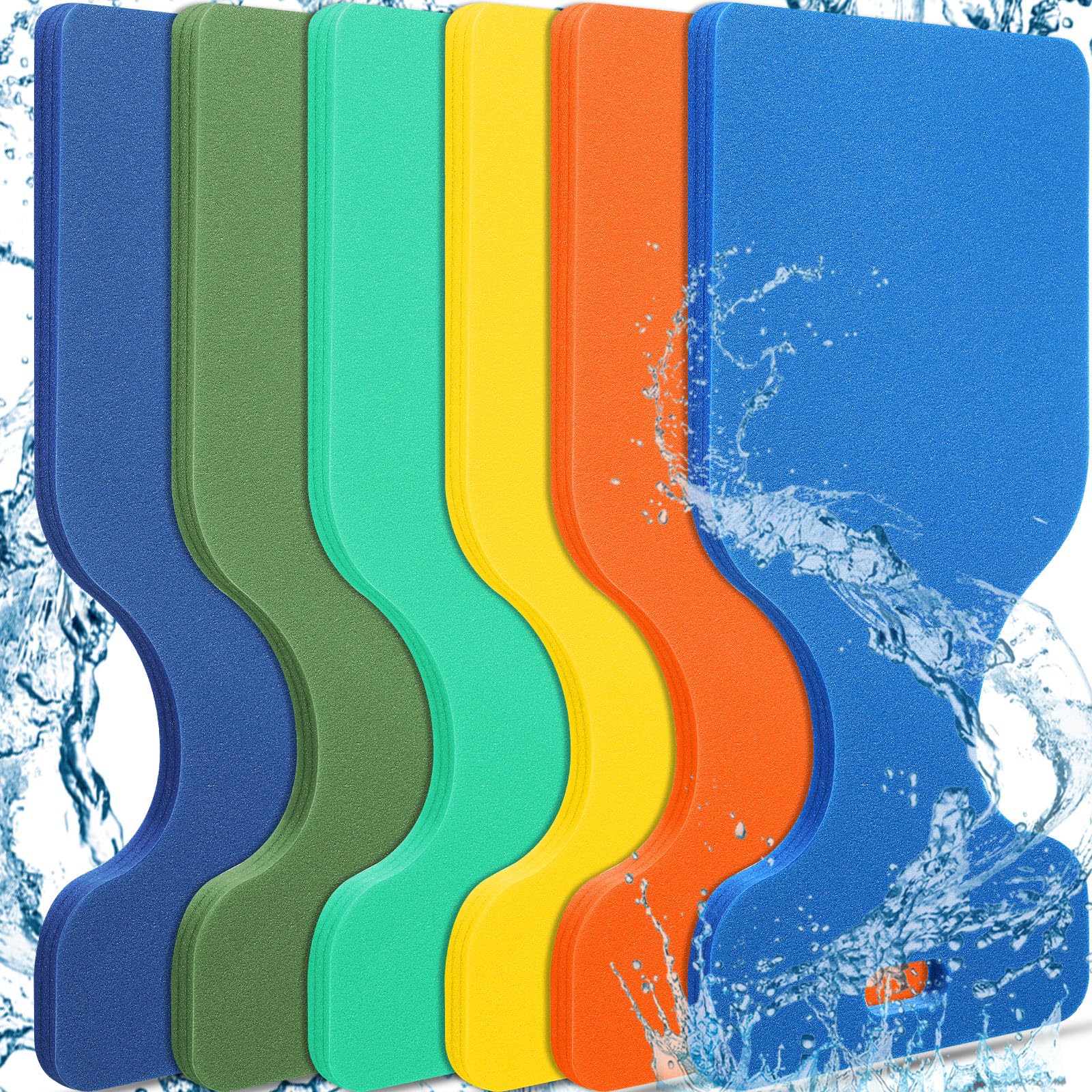 Snapklik.com : Lunmon 6 Pcs Water Solid Saddle Foam Pool Floats For ...