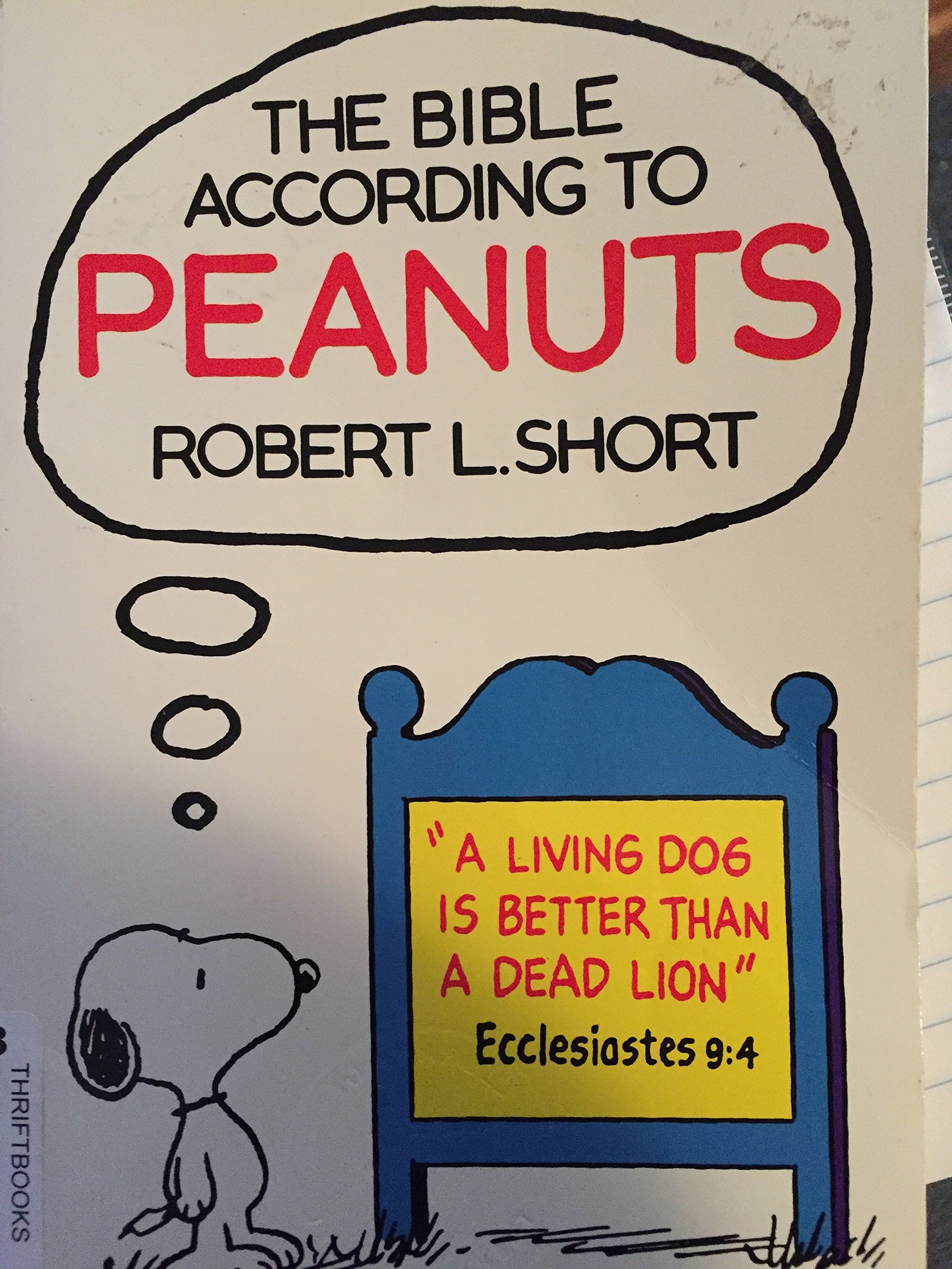 The Bible According to Peanuts: Robert L. Short: 9780006275626: Amazon ...