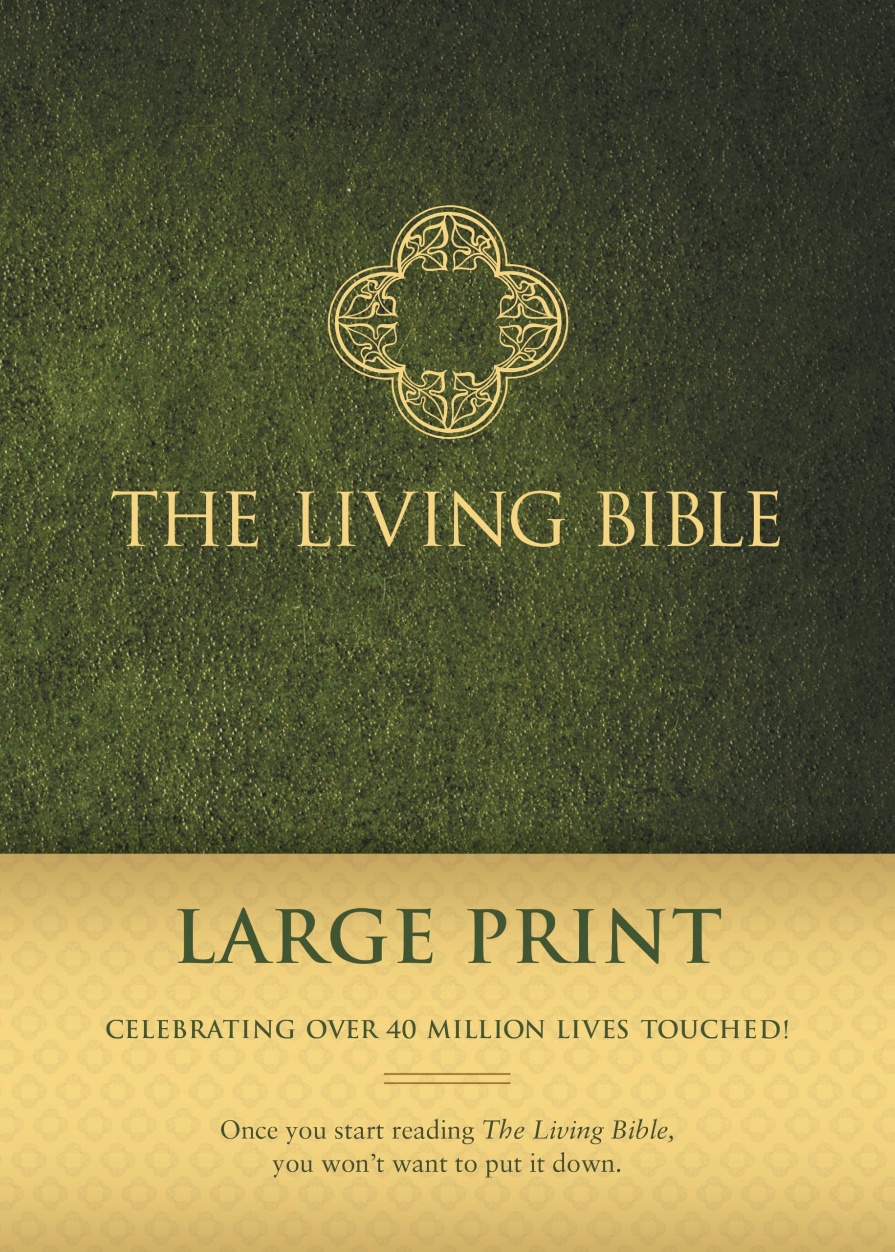 The Living Bible Large Print Edition (Hardcover, Green): Tyndale ...