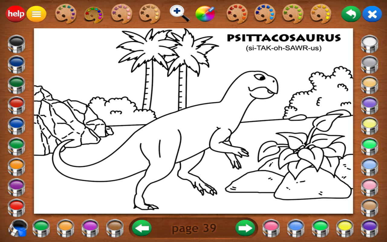 Coloring Book 2: Dinosaurs - App on Amazon Appstore