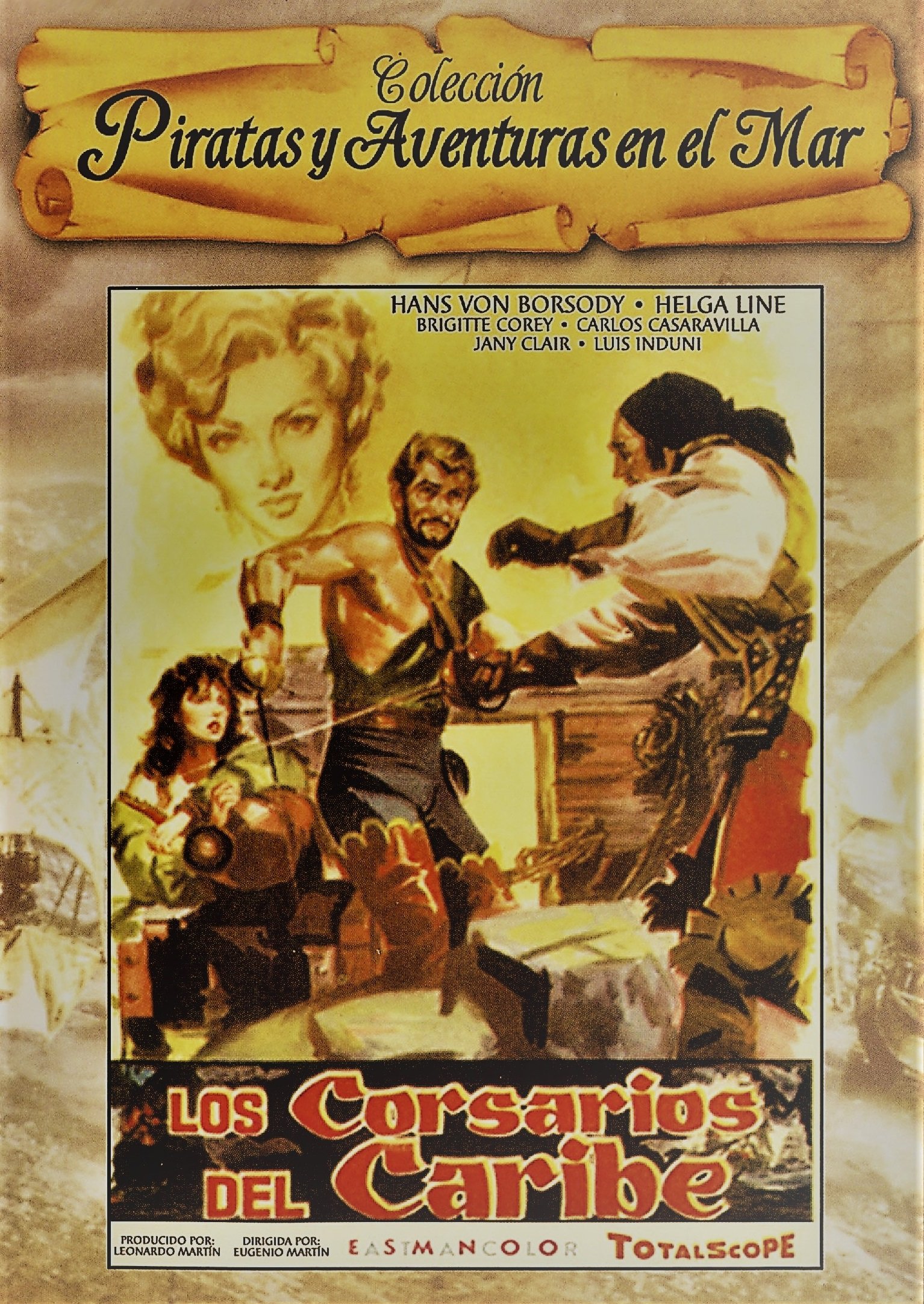 Los Corsarios Del Caribe [DVD]: Amazon.es: Hans Con Bordody, Jany Clair ...