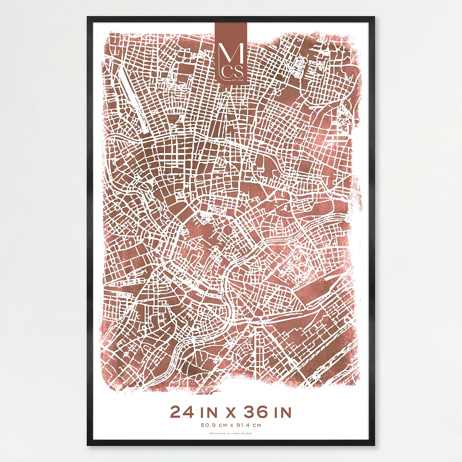 Amazon.com - MCS Edgeline Metal Poster Frame, Back-Loading Picture ...