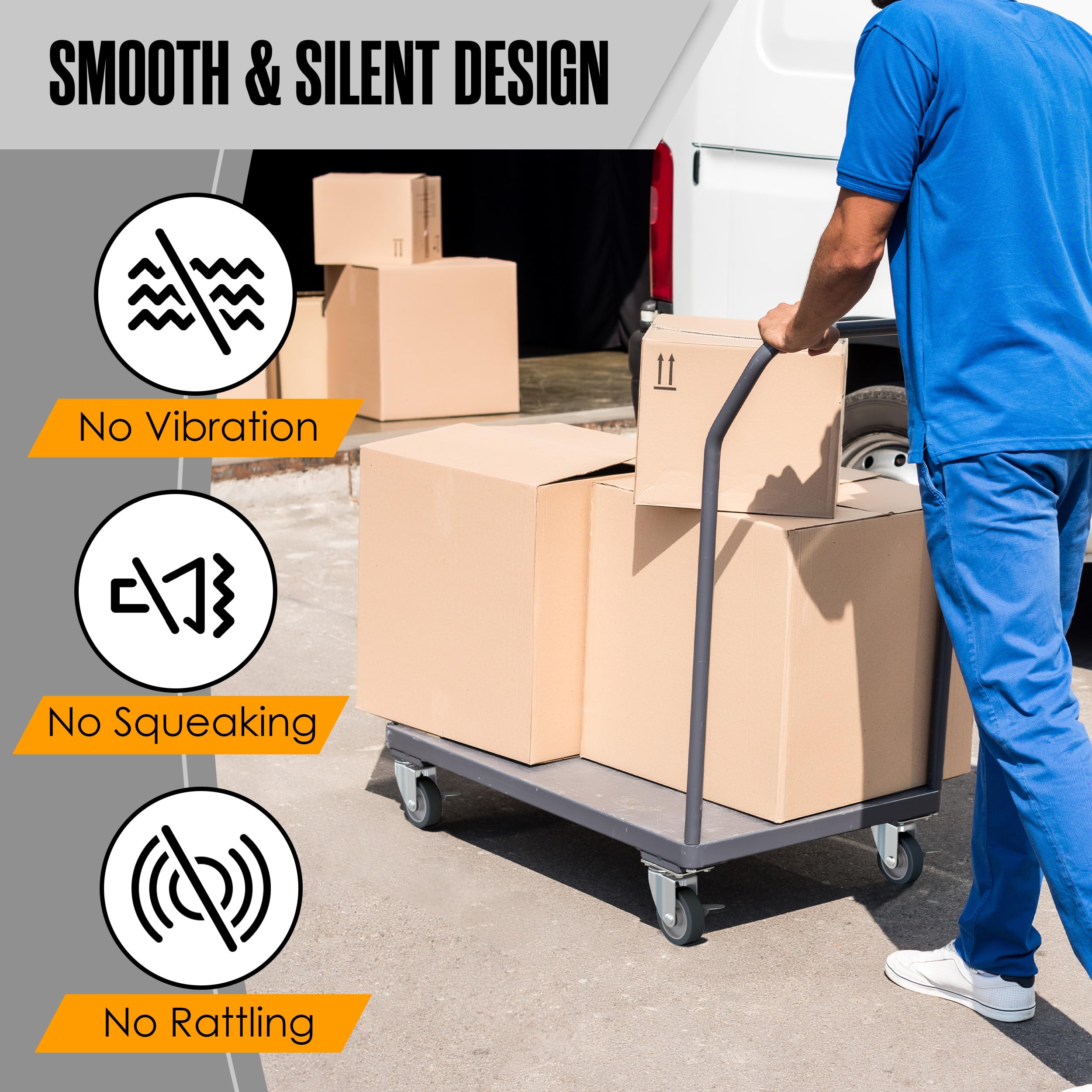 Snapklik.com : Caster Wheels, Casters Set Of 4, Castor Wheels, Stem ...