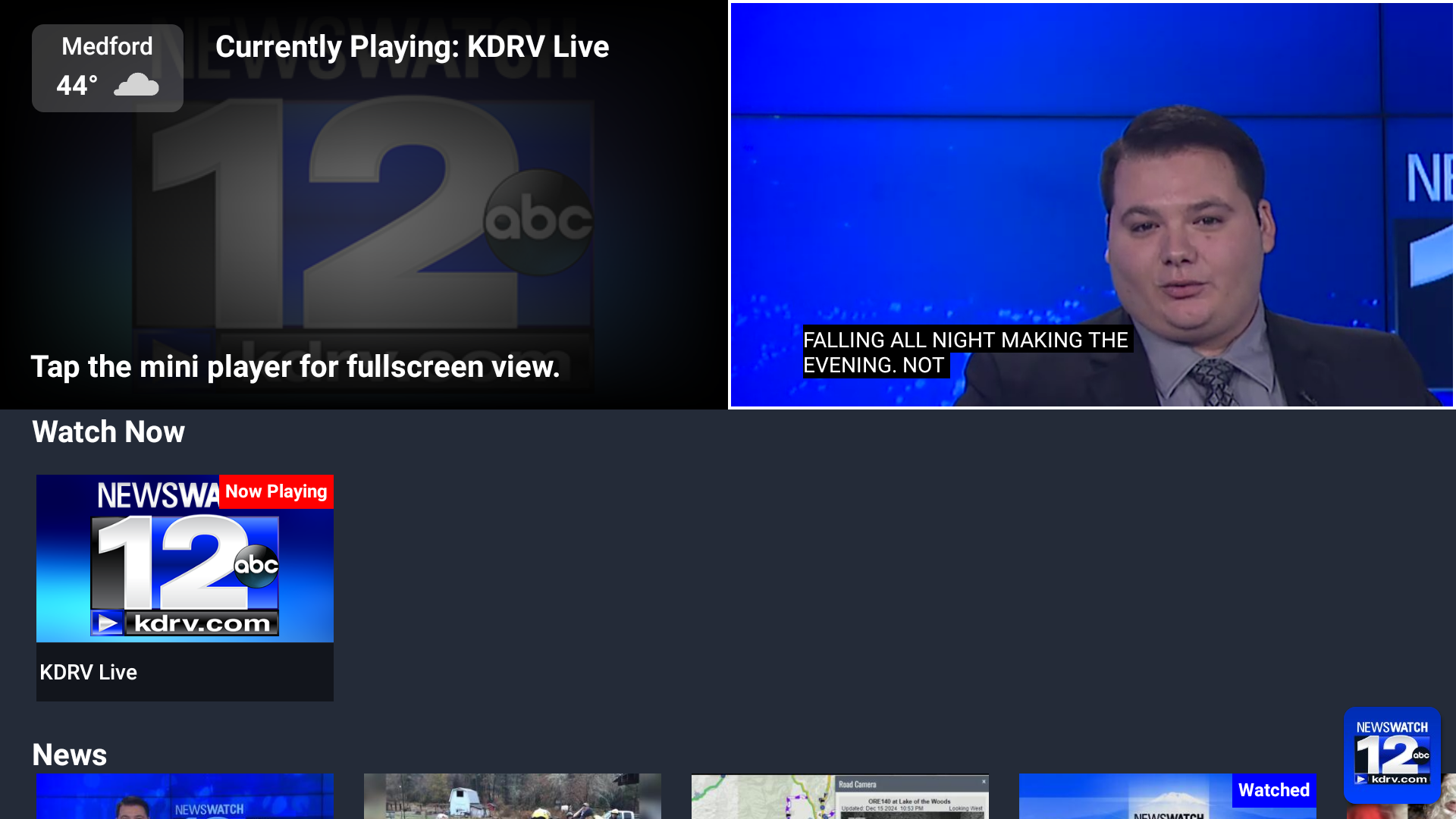 KDRV NewsWatch 12 - Breaking News & Weather - App on Amazon Appstore