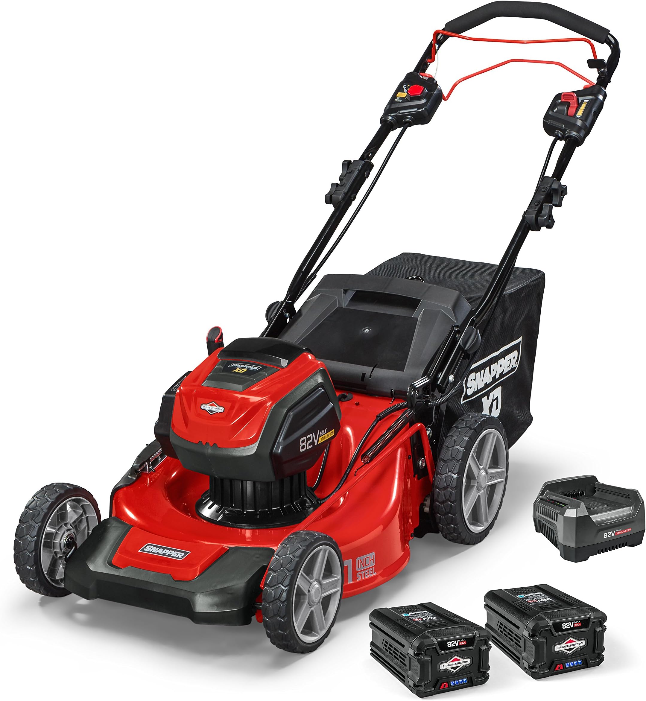 Amazon.com : Snapper XD 82V MAX Cordless Electric 19" Push Lawn Mower ...
