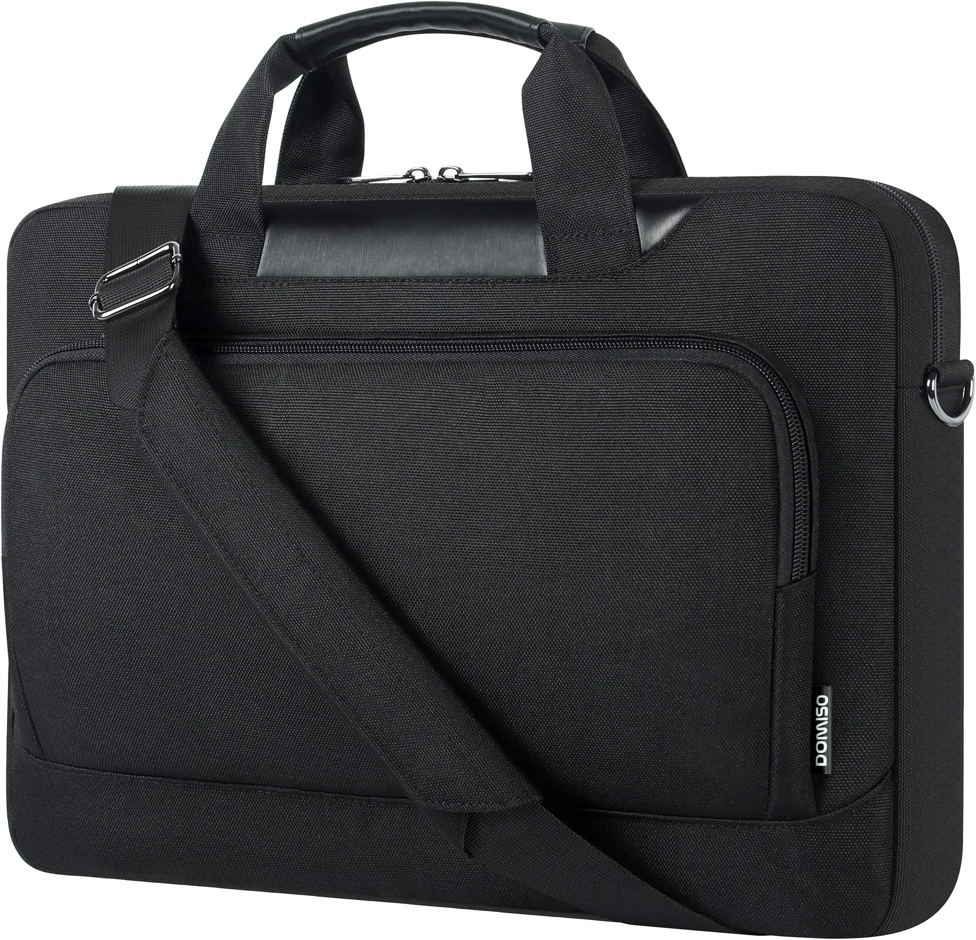Amazon.com: DOMISO Laptop Sleeve Case Large Capacity Shoulder Bag ...