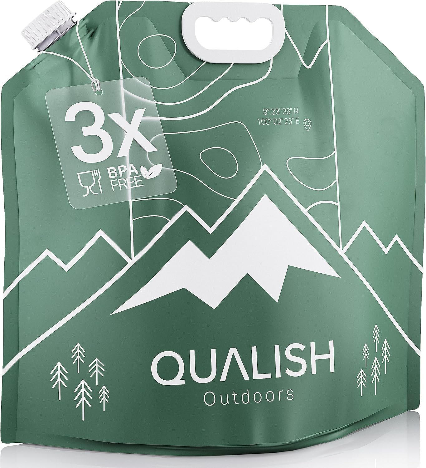 QUALISH® Wasserkanister Faltbar - BPA frei & Lebensmittelecht ...