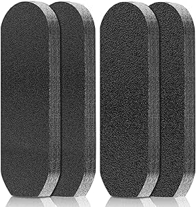 Amazon.com : Flutesan 80 Pcs Stainless Steel Foot File Refills 180 Grit ...