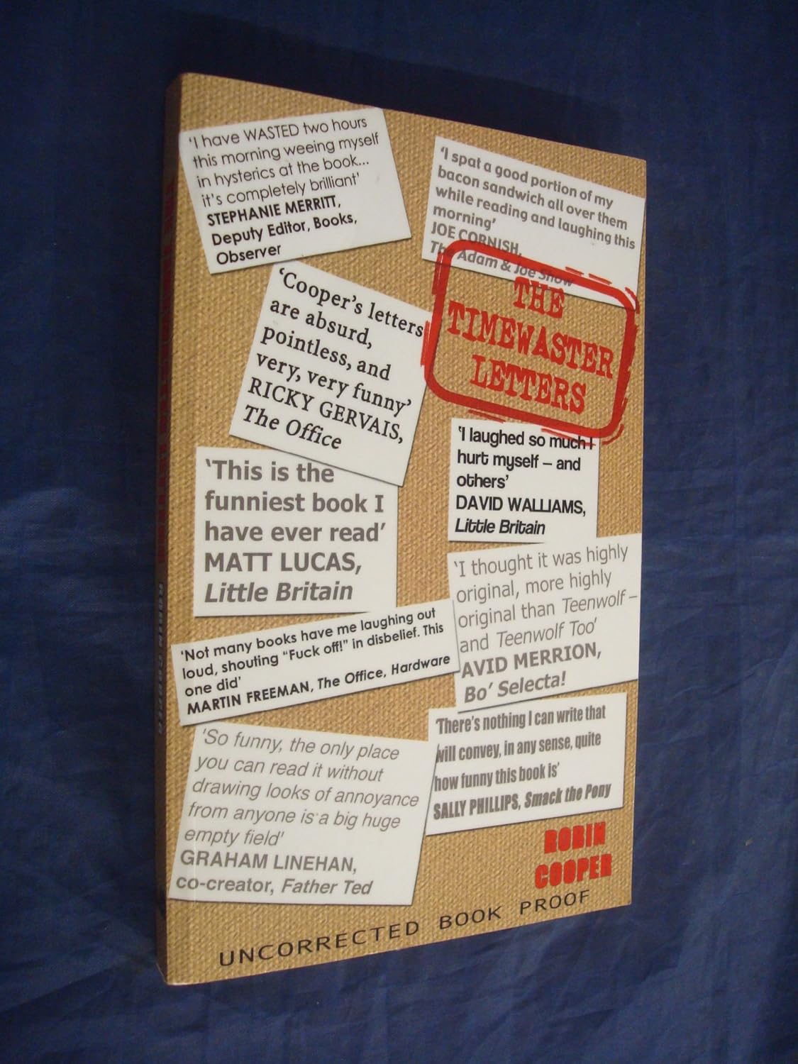 The Timewaster Letters: Amazon.co.uk: Cooper, Robin: 9781843171089: Books