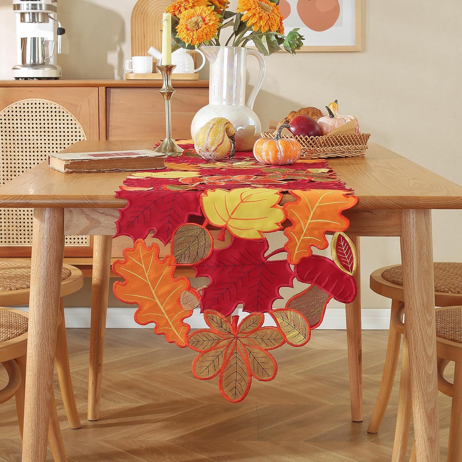 Amazon.com: Tseidigs Fall Decorations for Home Table Runner 70 Inches ...