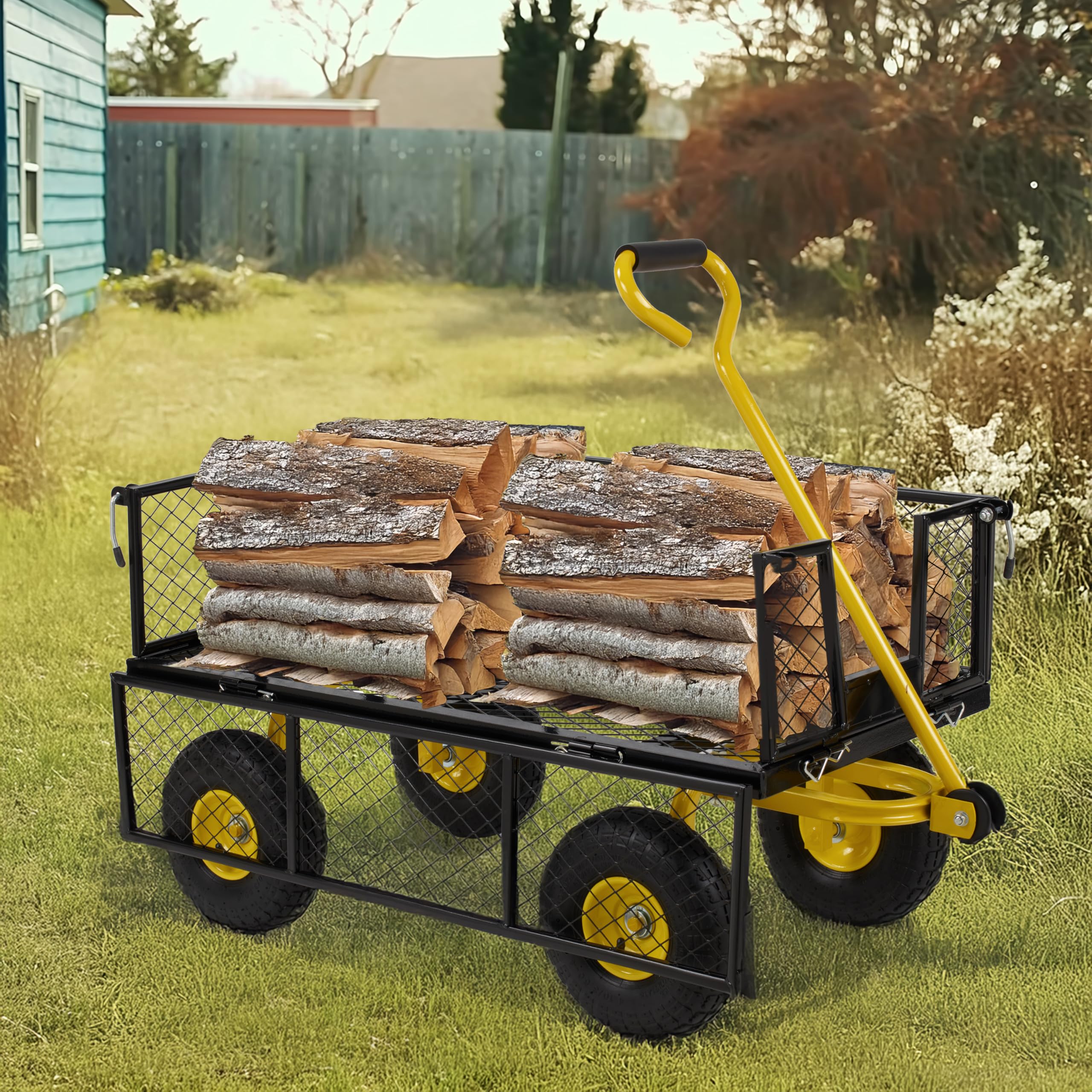 Snapklik.com : Finnhomy Heavy Duty 1000 Lbs Capacity Mesh Steel Garden ...