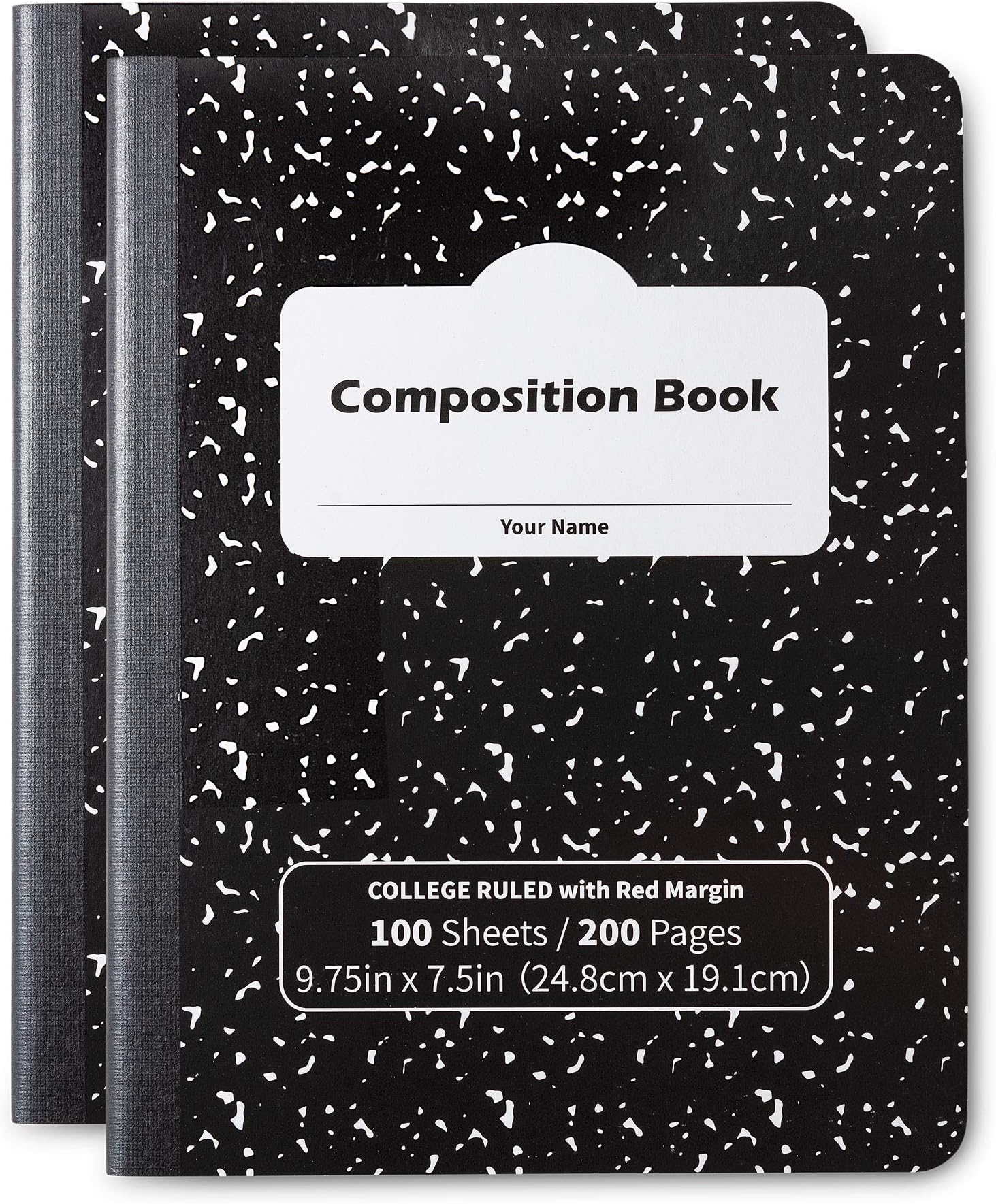 Amazon.com : Composition Books, Notebooks, College Ruled Paper, 100 ...