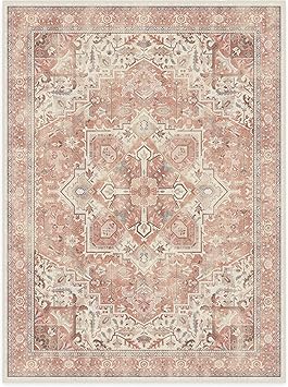 Amazon.com: RUGGABLE Kamran Washable Rug - Perfect Washable Area Rug ...