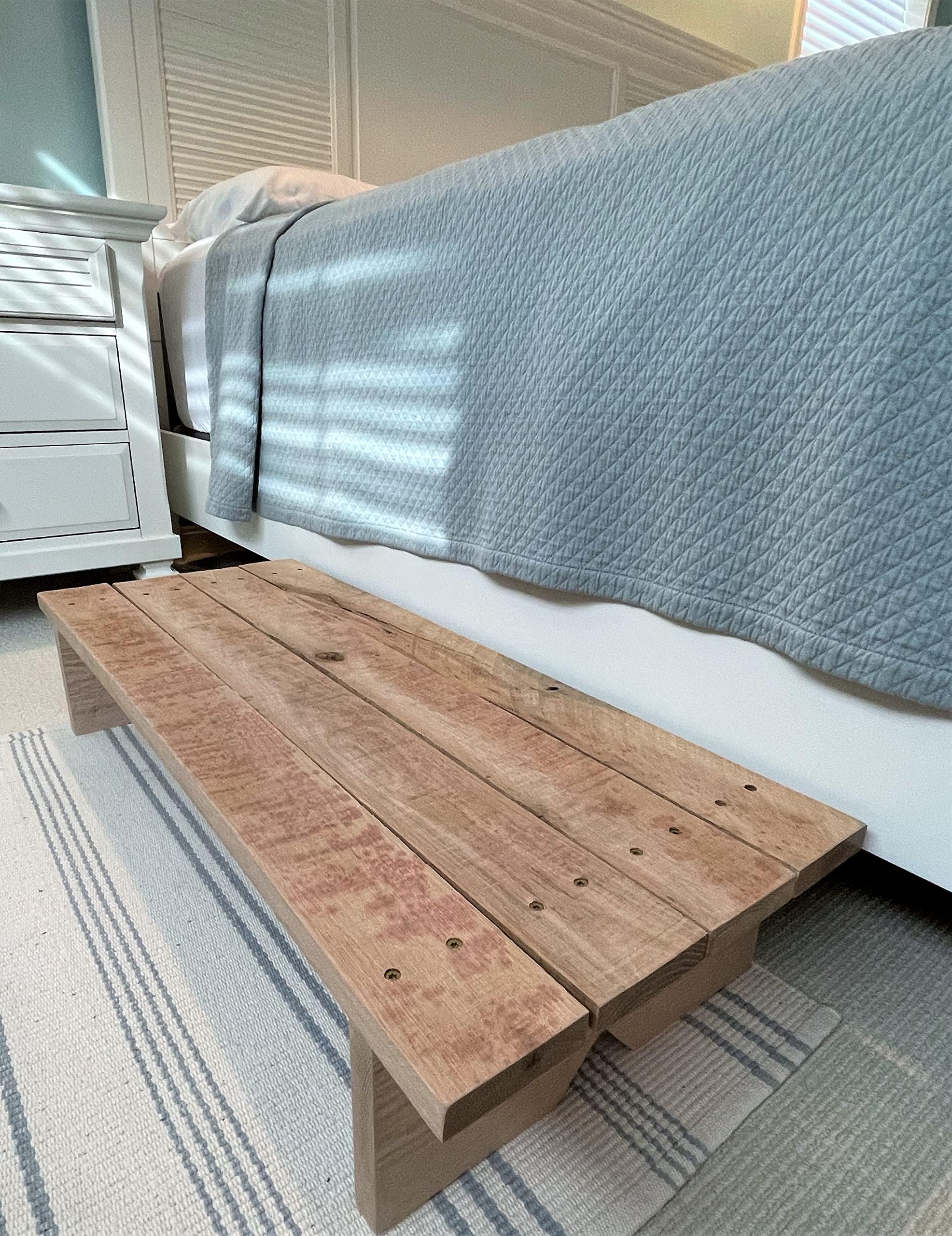Amazon.com: Classic Amish Reclaimed Wood Deck/Spa Step, Patio Door ...