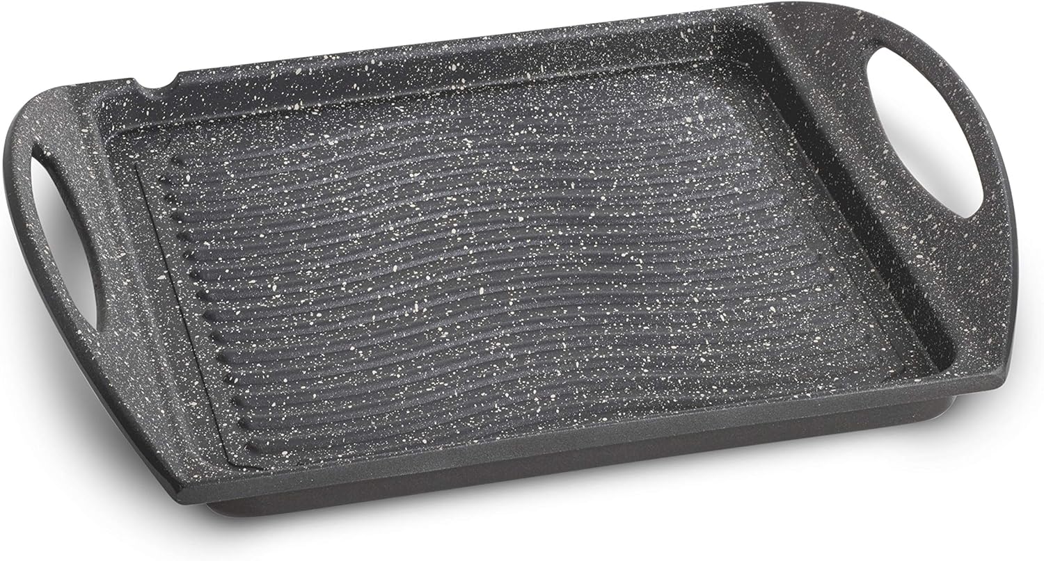 Amazon.com: Lagostina Special Non-Stick Plate, Die-Cast Aluminum, Grey ...