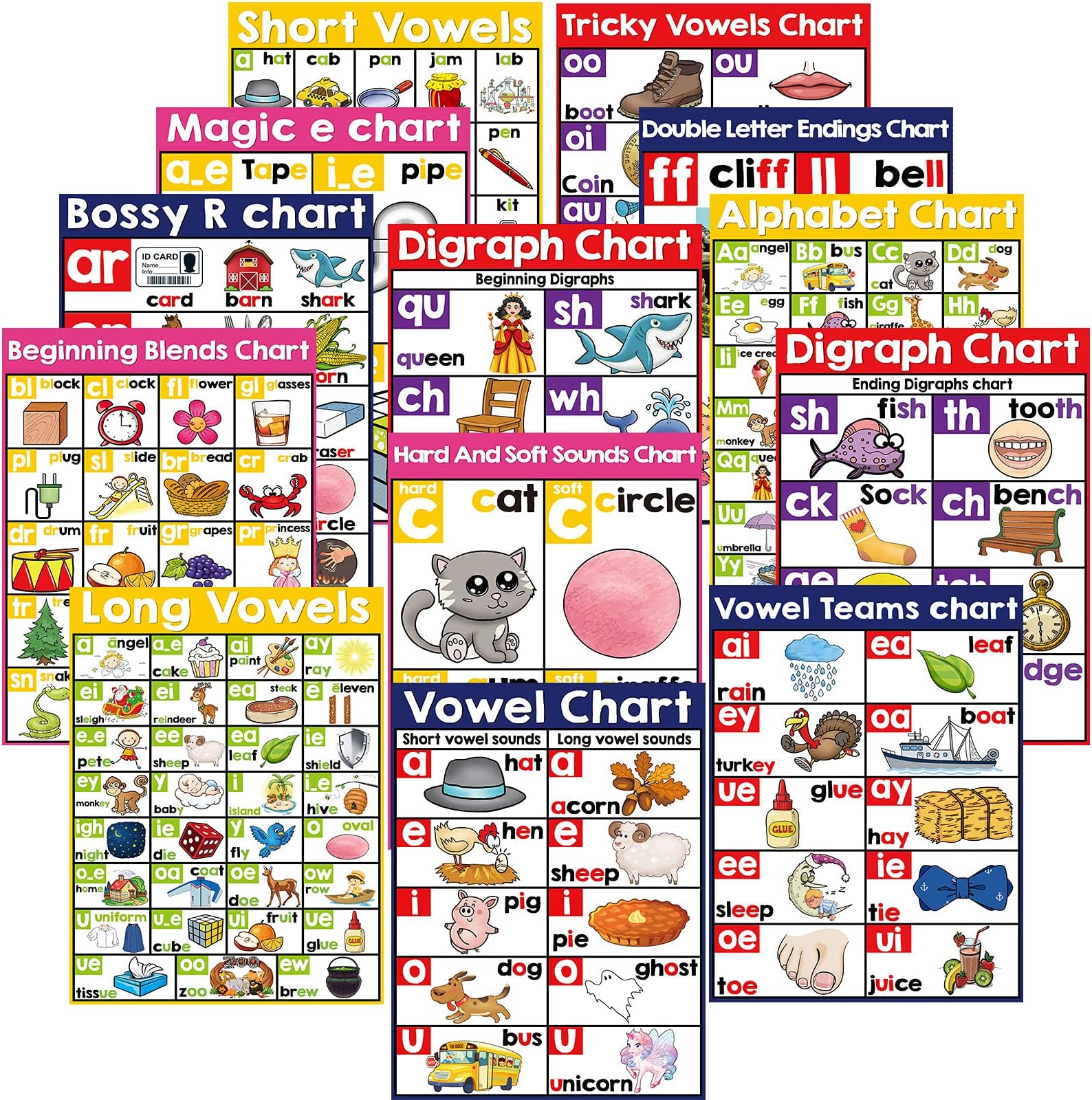 Amazon.com: There Are Seven Syllable Types - Classroom Language Arts ...